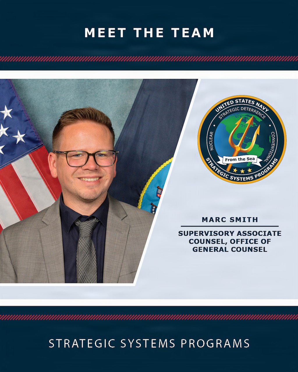 Meet the Team: Marc Smith, Supervisory Associate Counsel, Office of General Counsel > Strategic ...