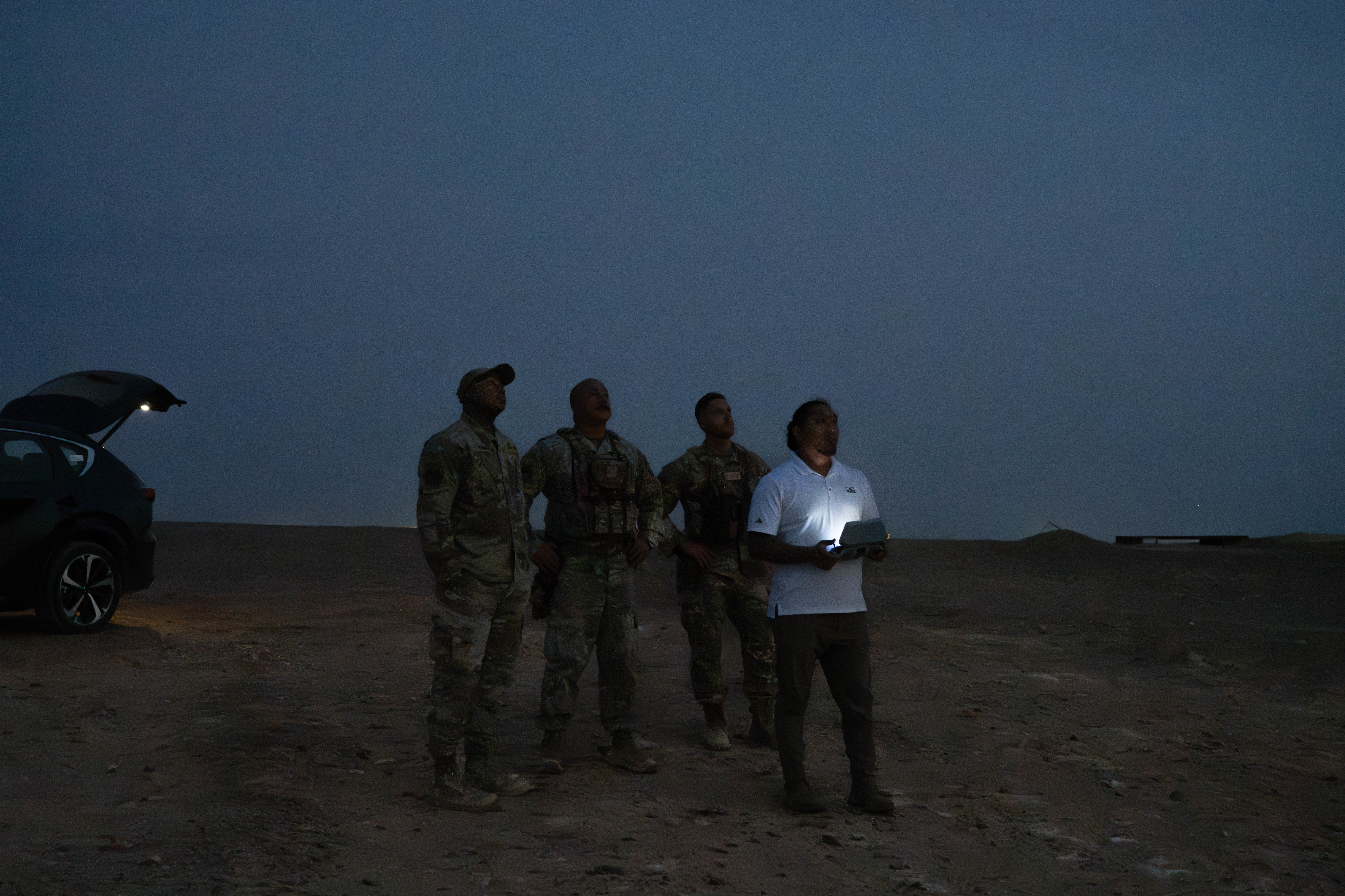 332 ESFS sUAS division launches first quadcopter in AFCENT history > U ...