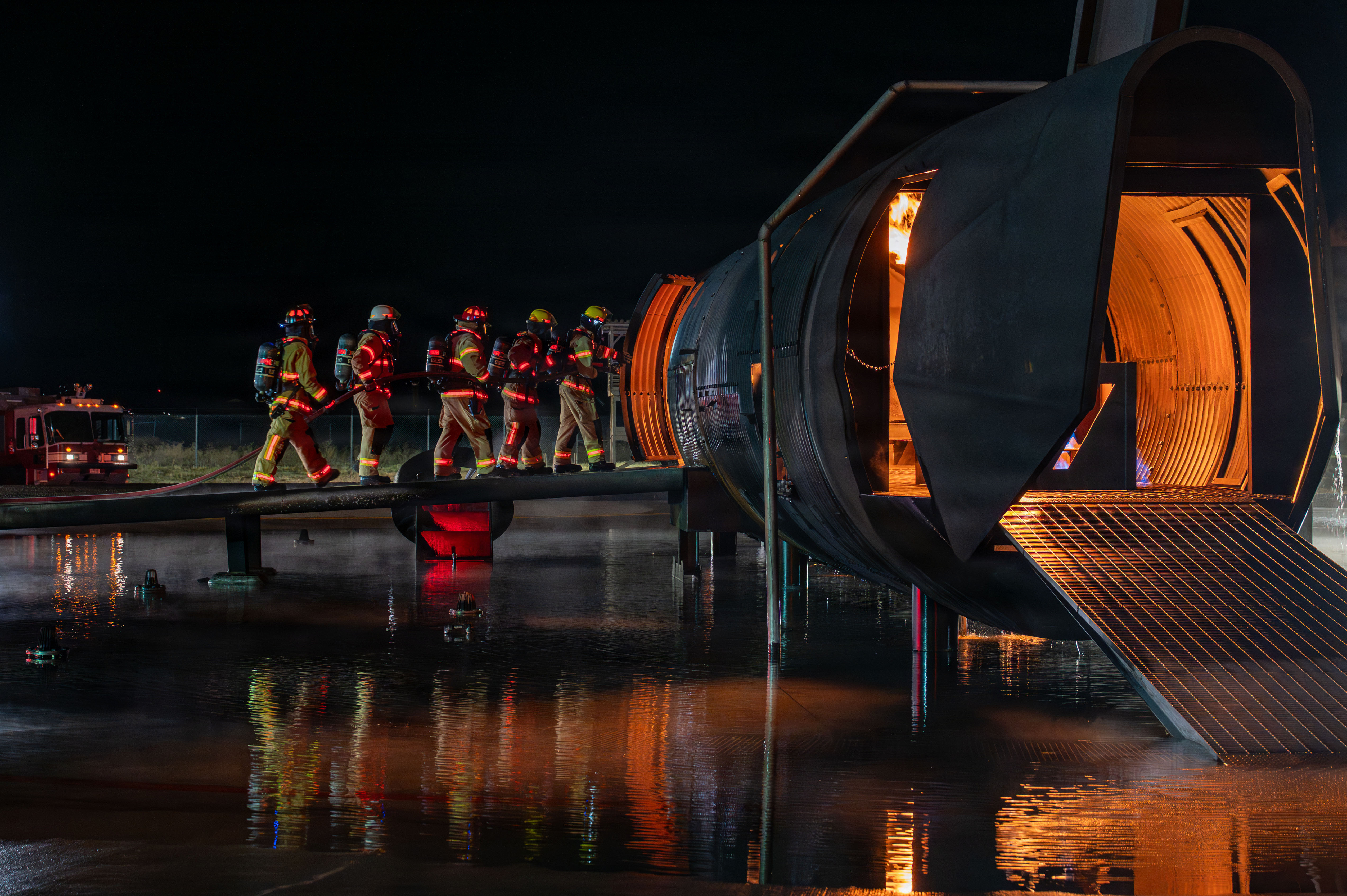 92nd ARW leaders engage in firefighter immersion at Fairchild AFB ...