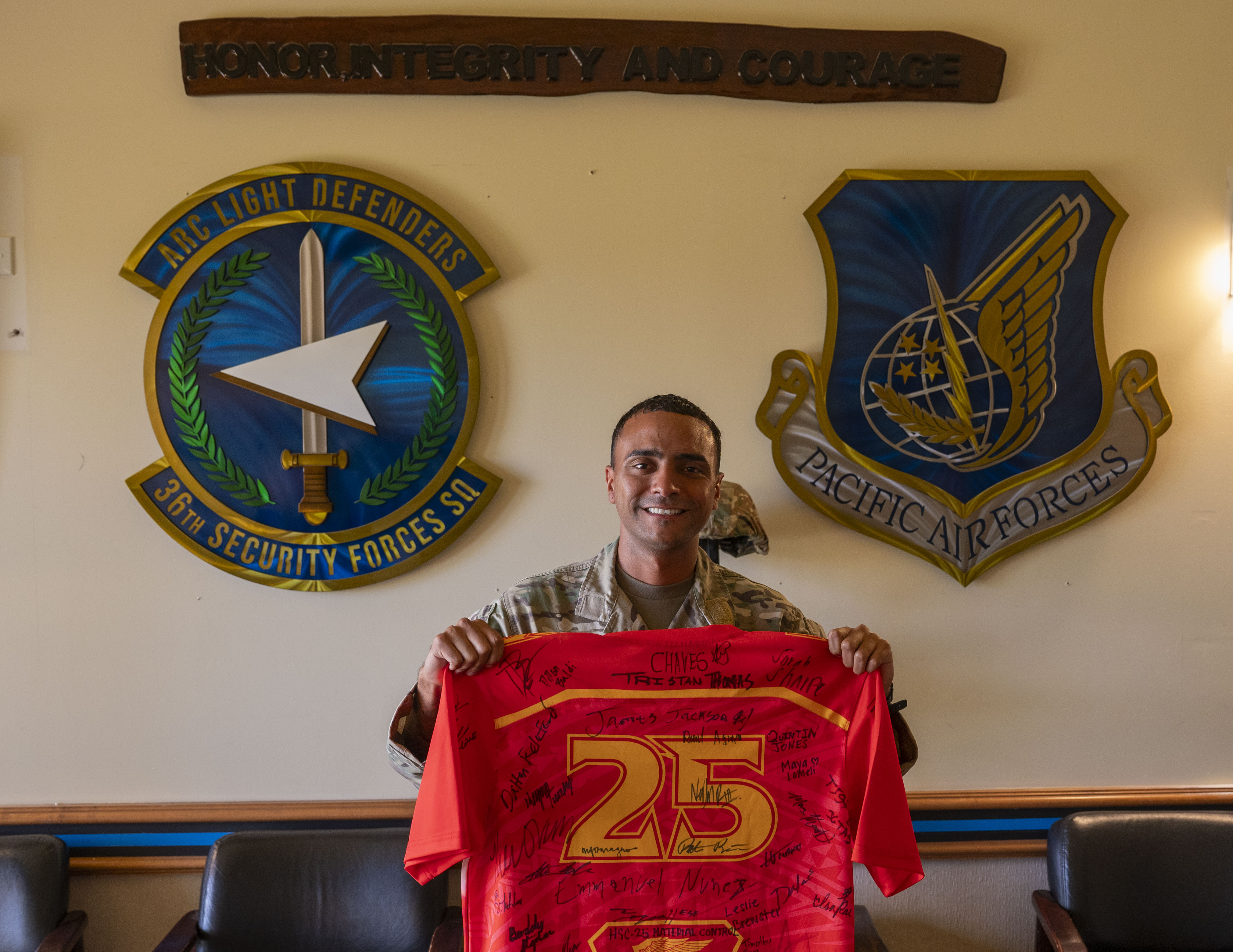 Team Andersen Linebackers > Andersen Air Force Base > Article Display