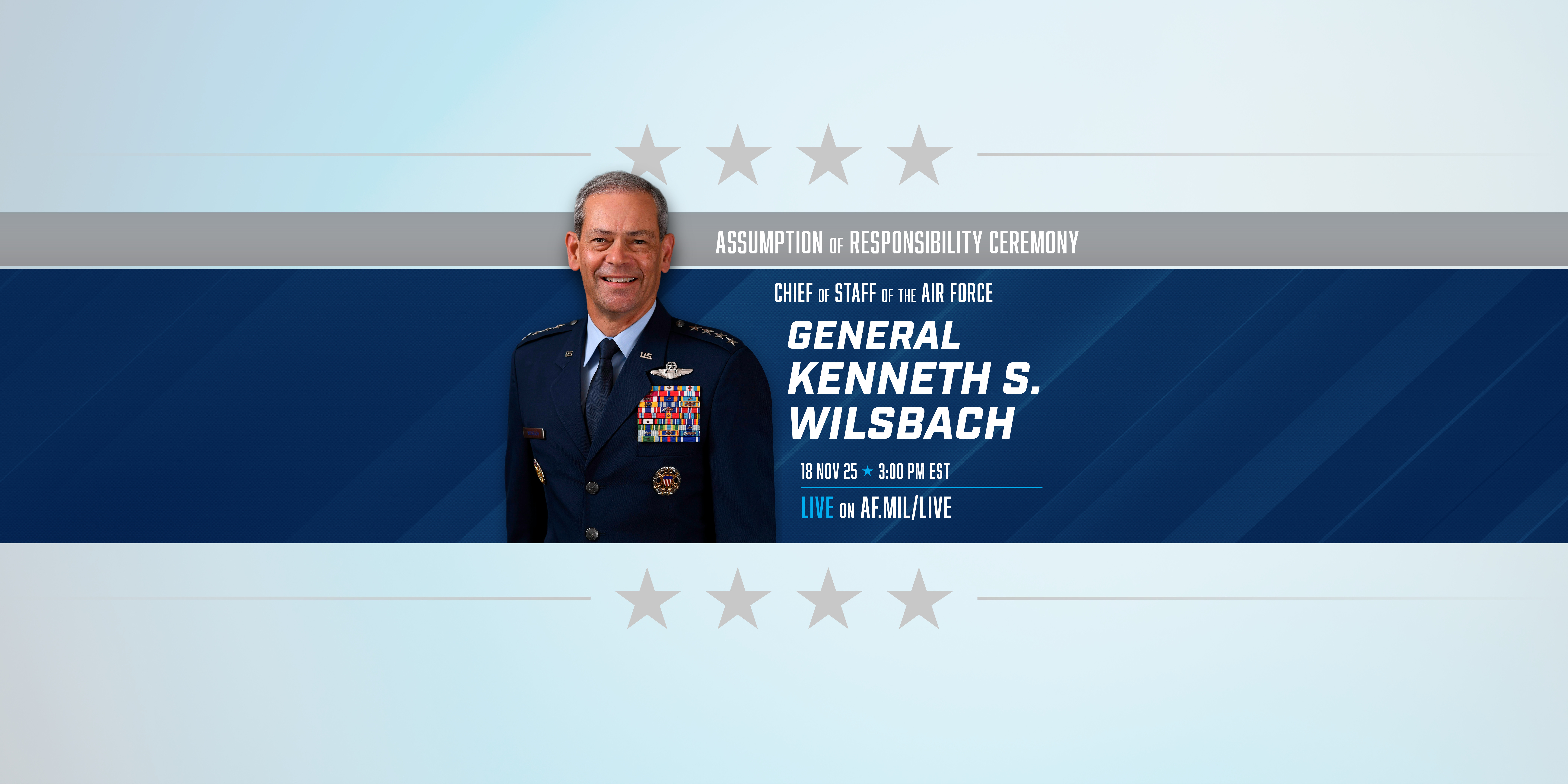 CSAF Assumption Of Responsibility Ceremony Graphic