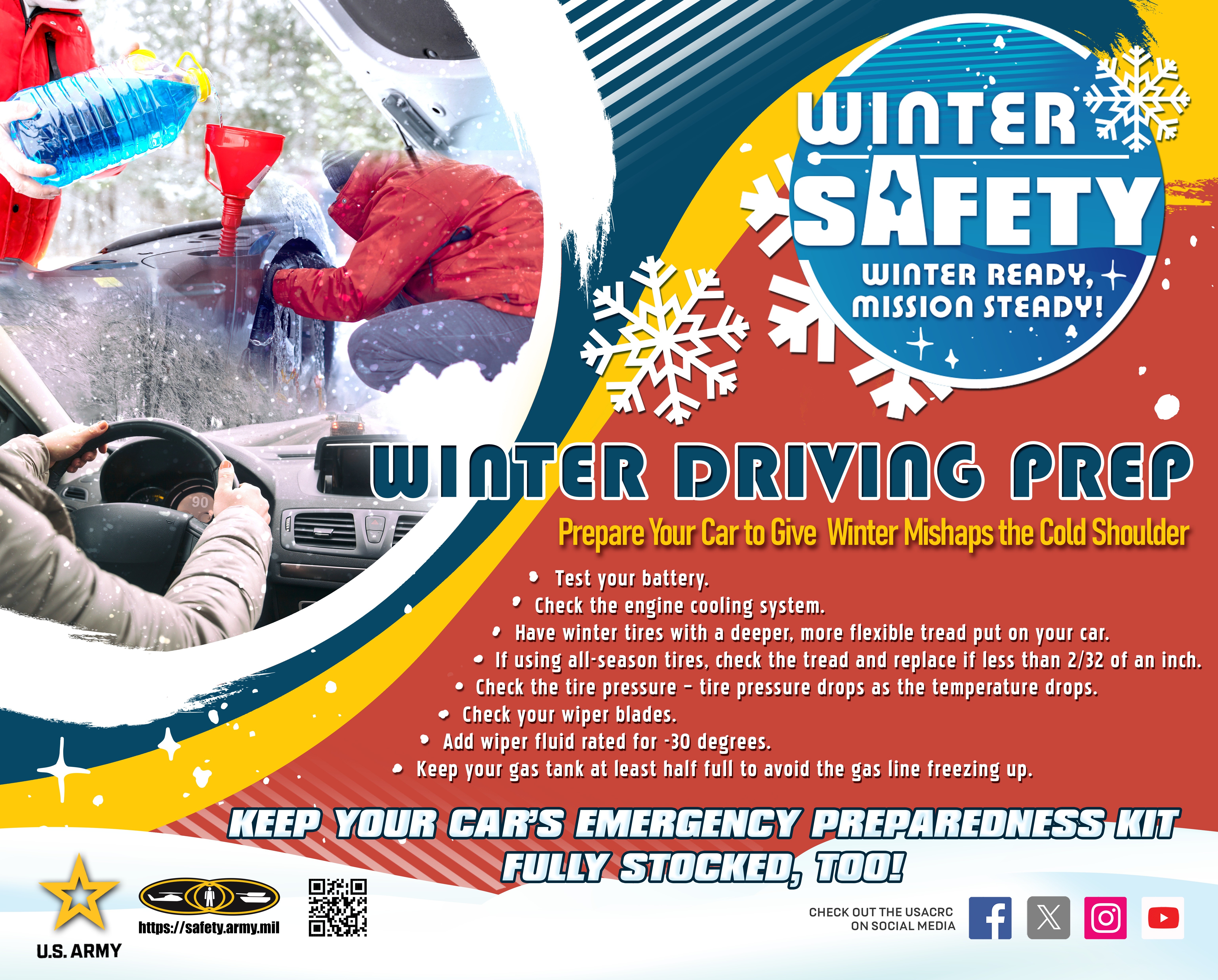 405th AFSB puts ‘the freeze’ on cold weather winter hazards with safety ...
