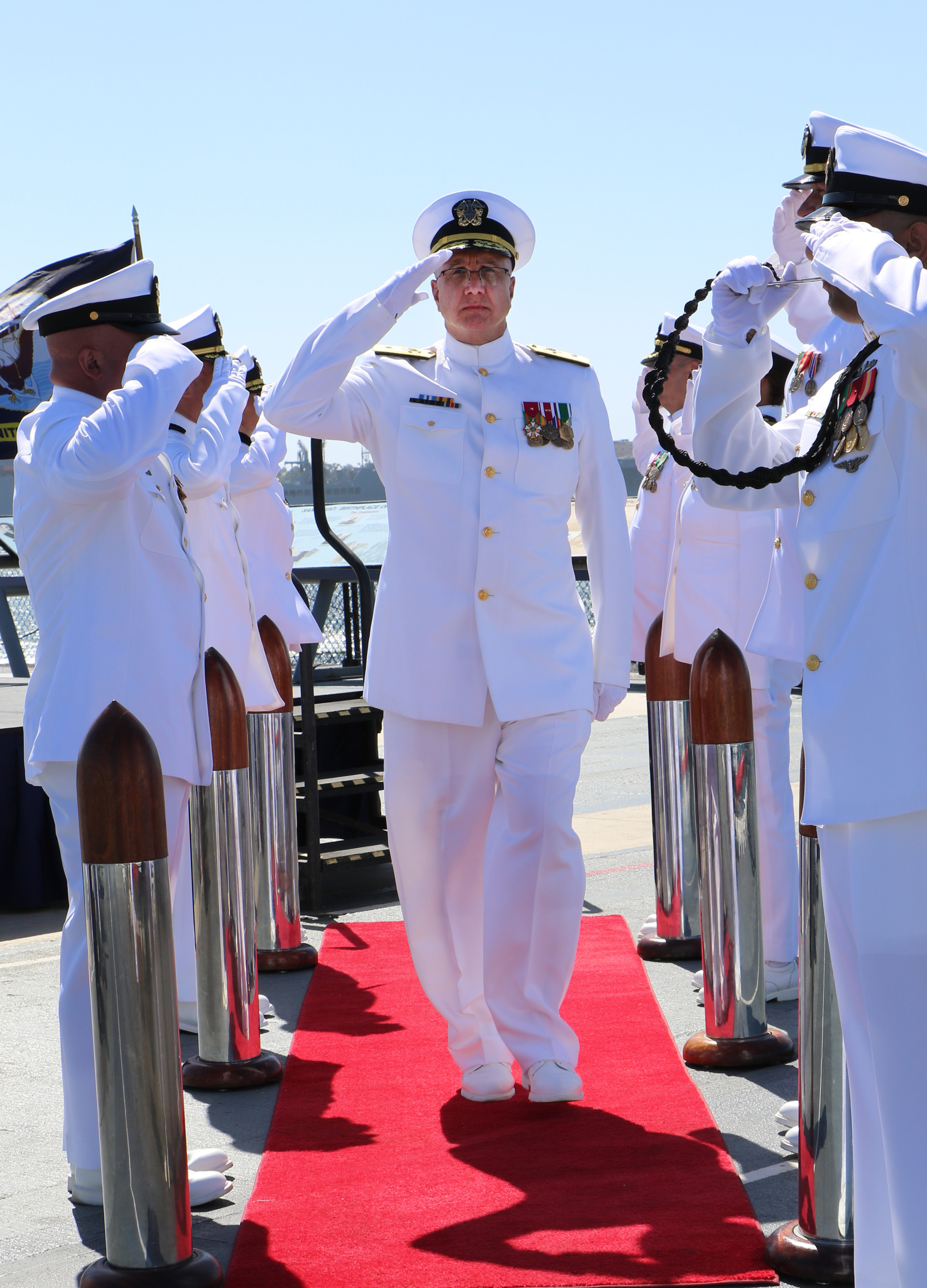 San Pedro native, dentist promoted to rear admiral aboard historic USS ...