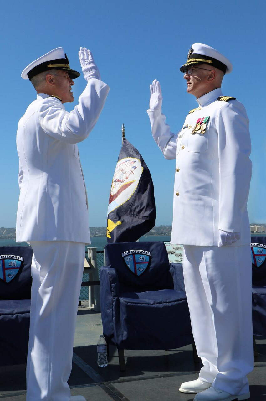 San Pedro native, dentist promoted to rear admiral aboard historic USS ...