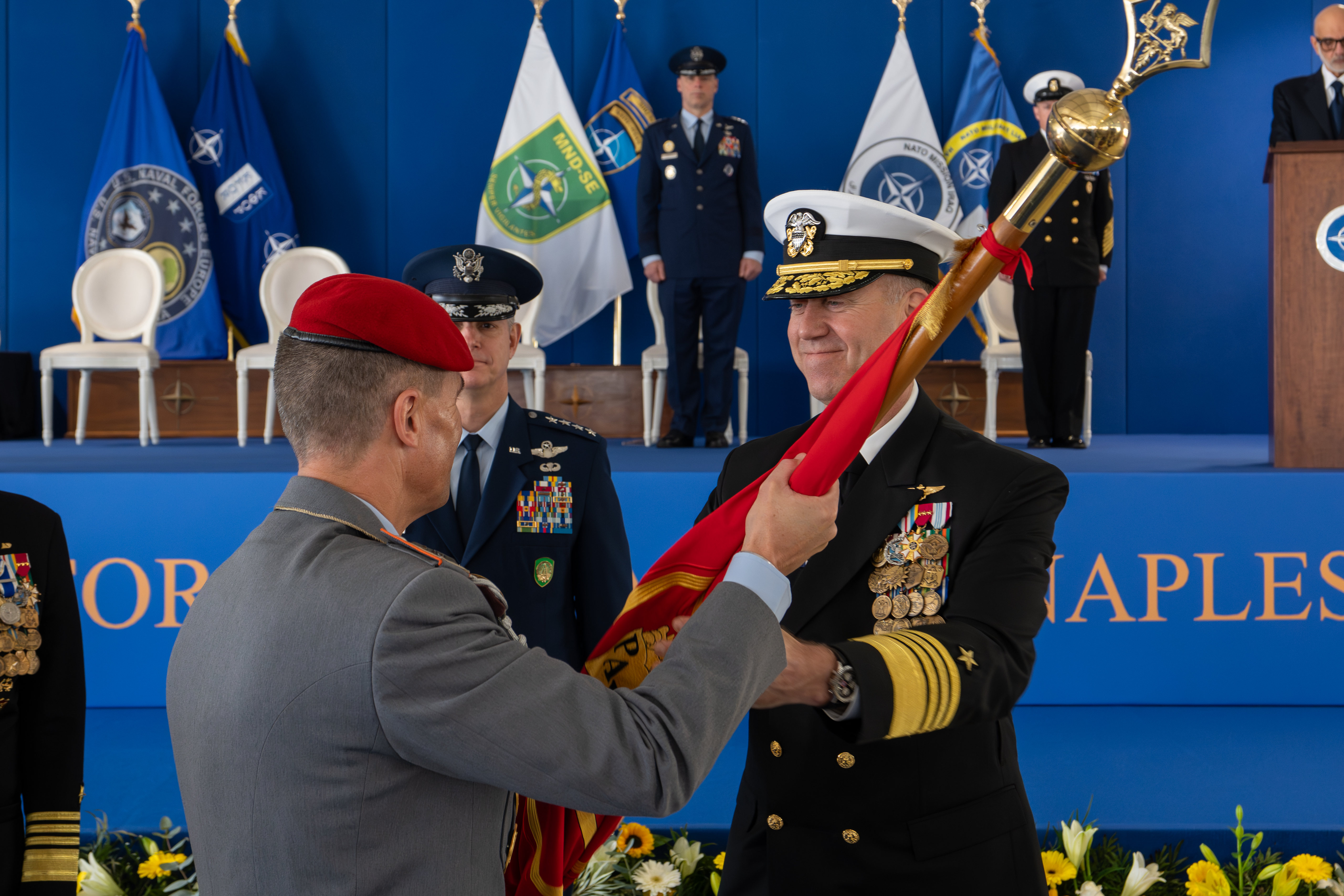 Wikoff relieves Munsch as Commander, U.S. Naval Forces Europe and ...