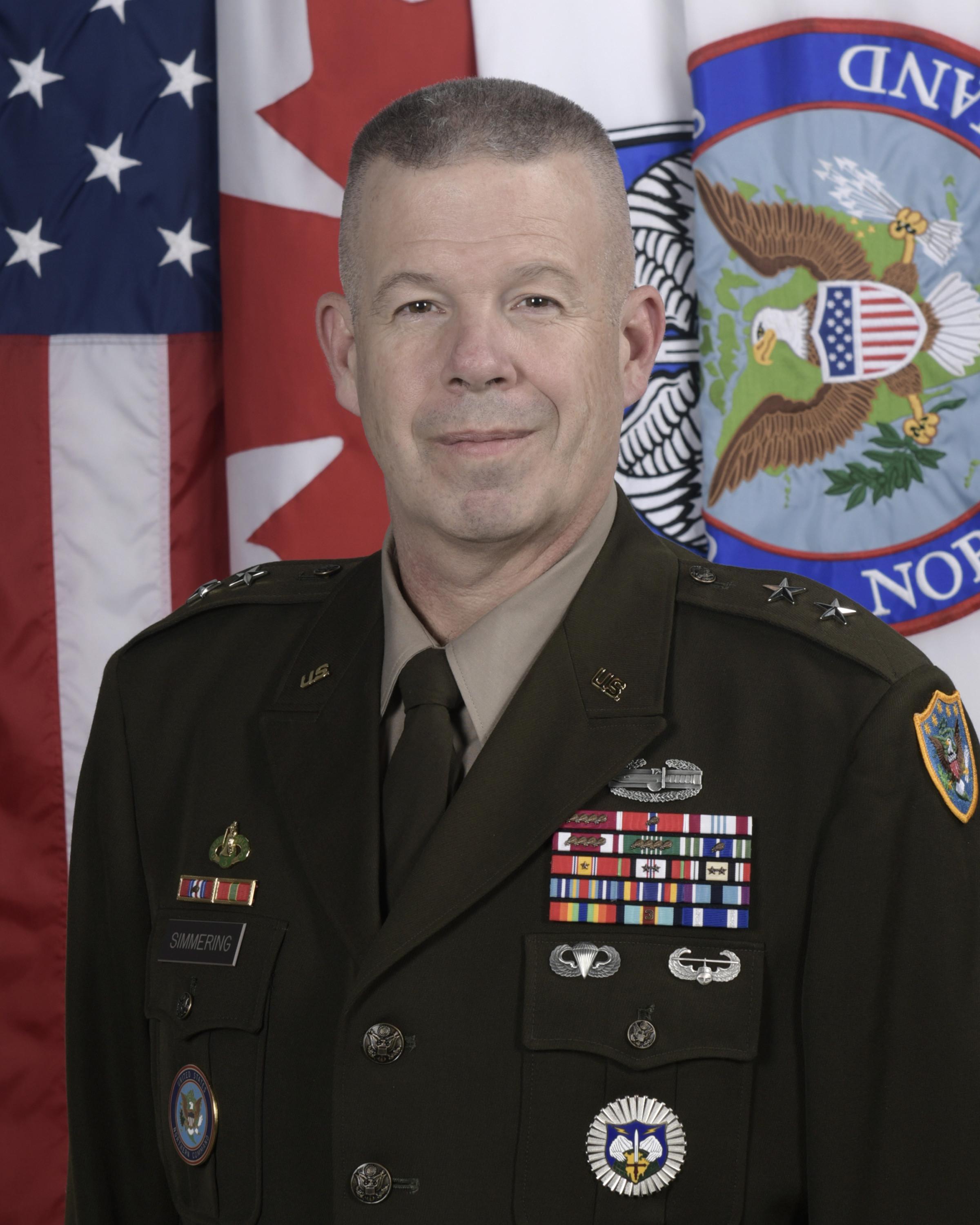 MAJOR GENERAL MICHAEL J. SIMMERING, USA > U.S. Northern Command > Biography