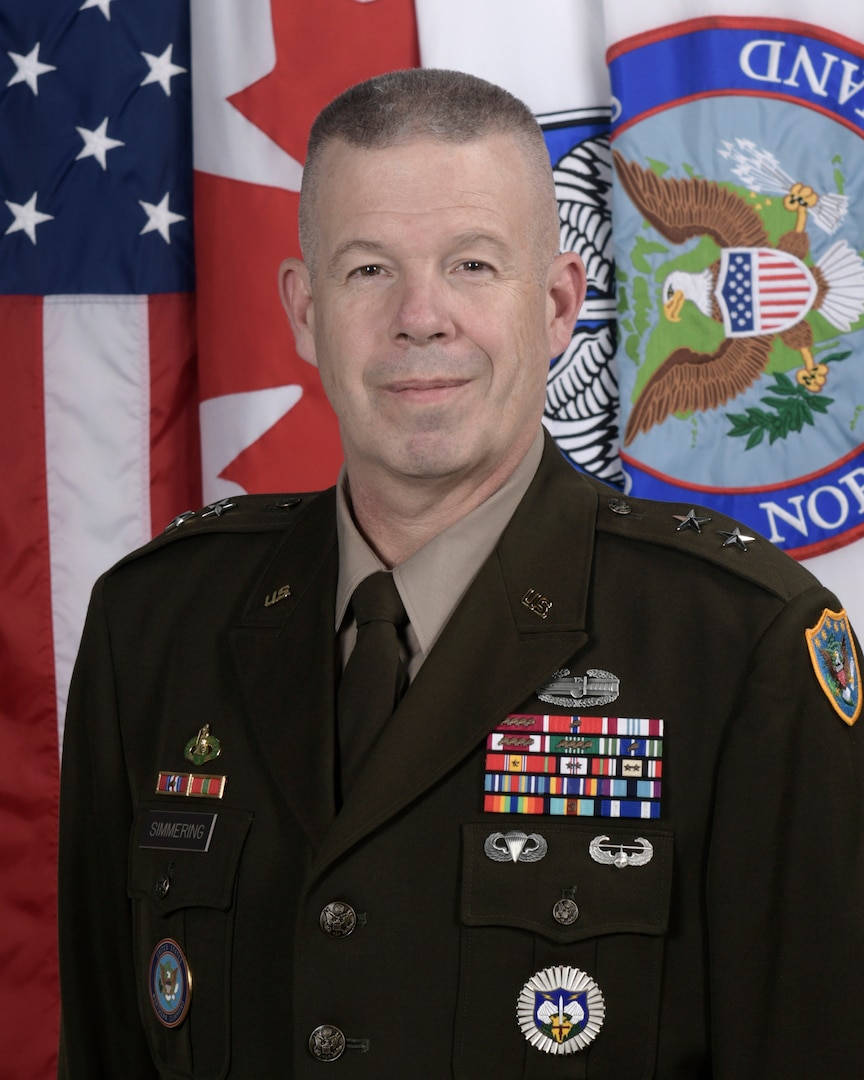 MAJOR GENERAL MICHAEL J. SIMMERING, USA > U.S. Northern Command > Biography