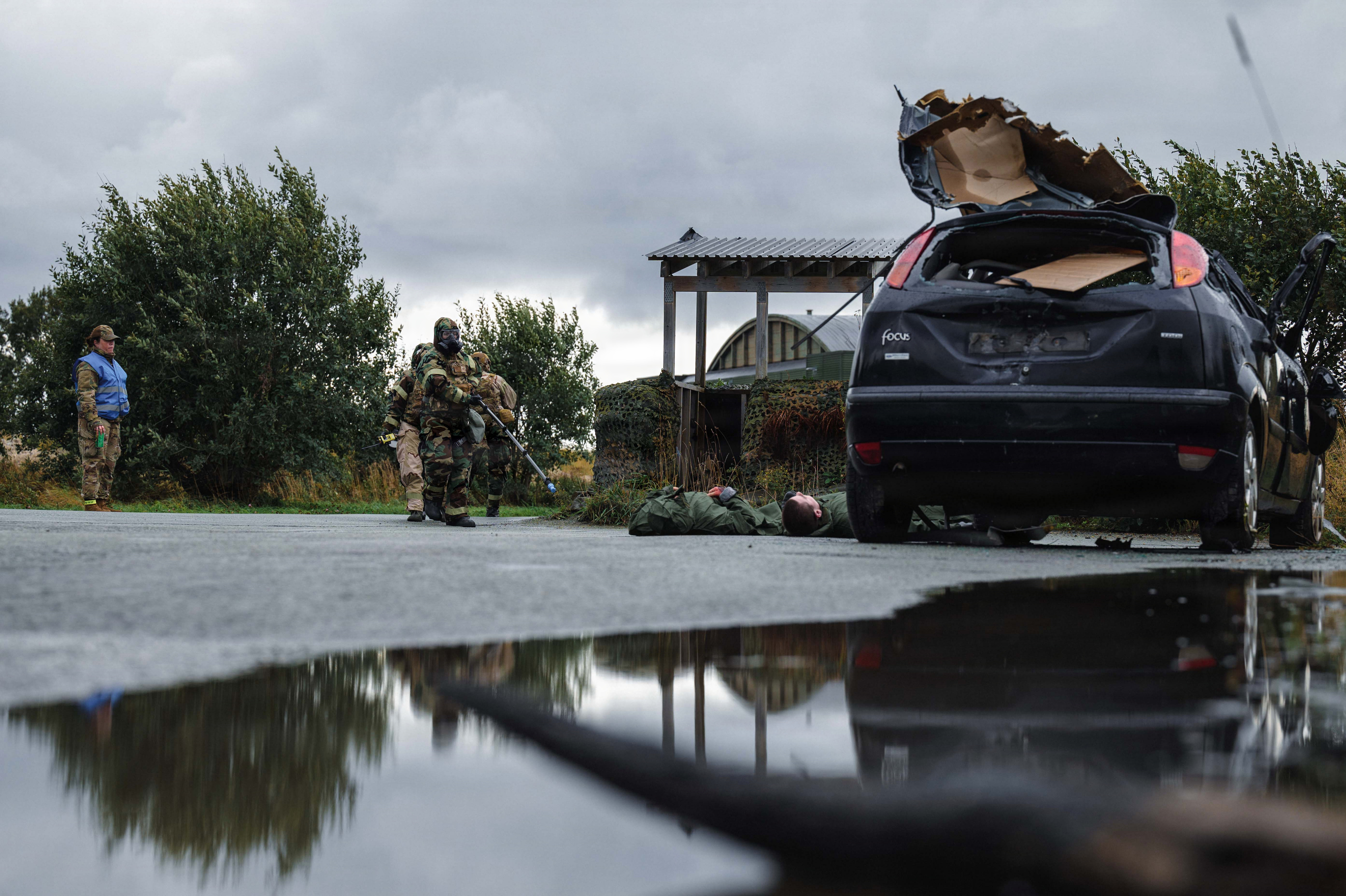 Emergency Egress: USAF, foreign partners tackle CBRN hazards during ...