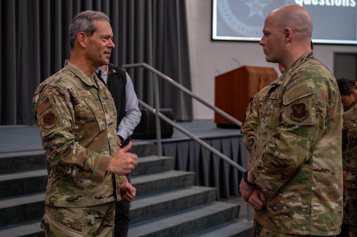 First stop as Chief of Staff of the Air Force: AFGSC > Air Force Global Strike Command AFSTRAT ...