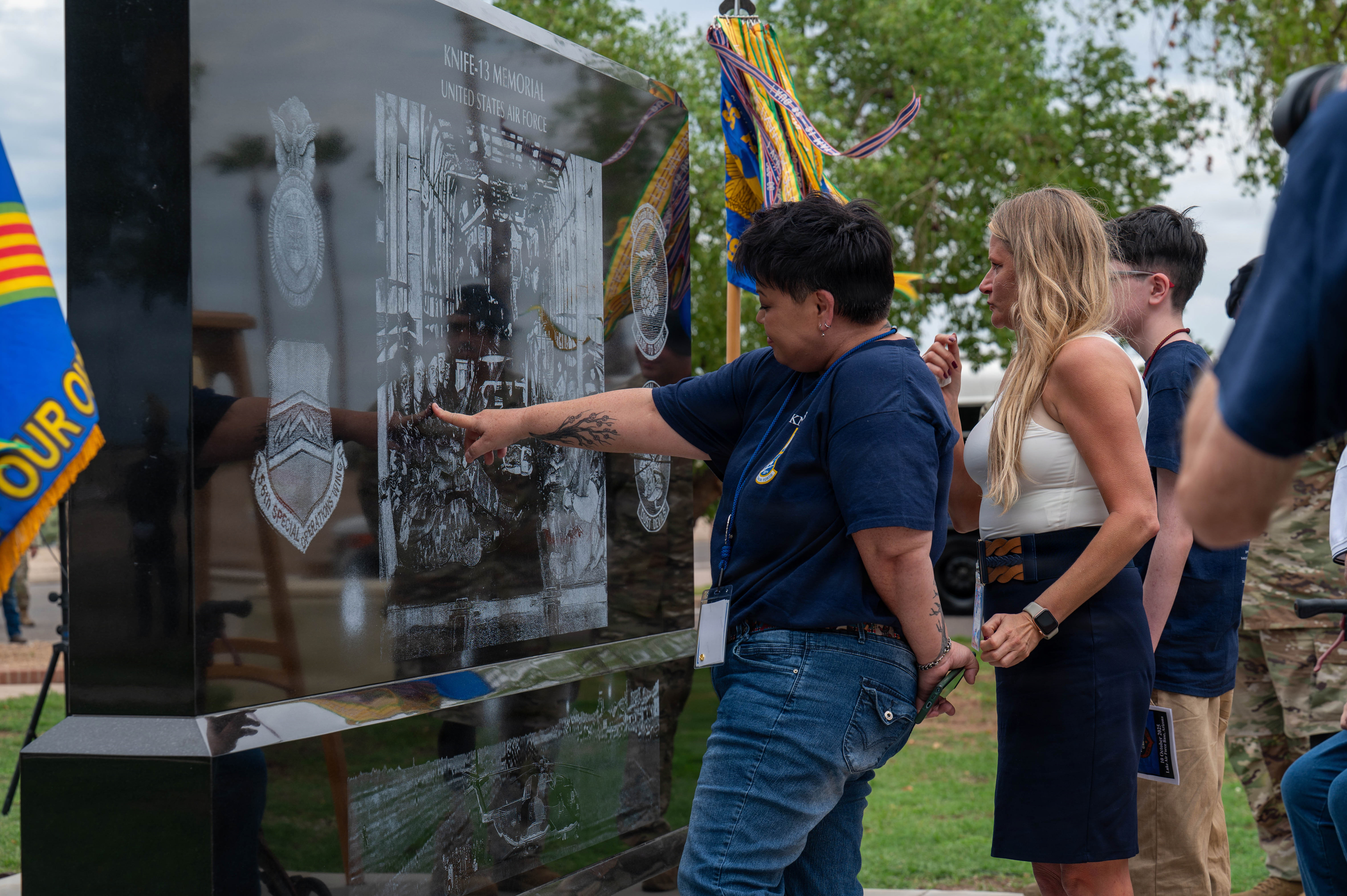 Luke Air Force Base Dedicates Knife 13 Memorial Wall Honoring Fallen ...