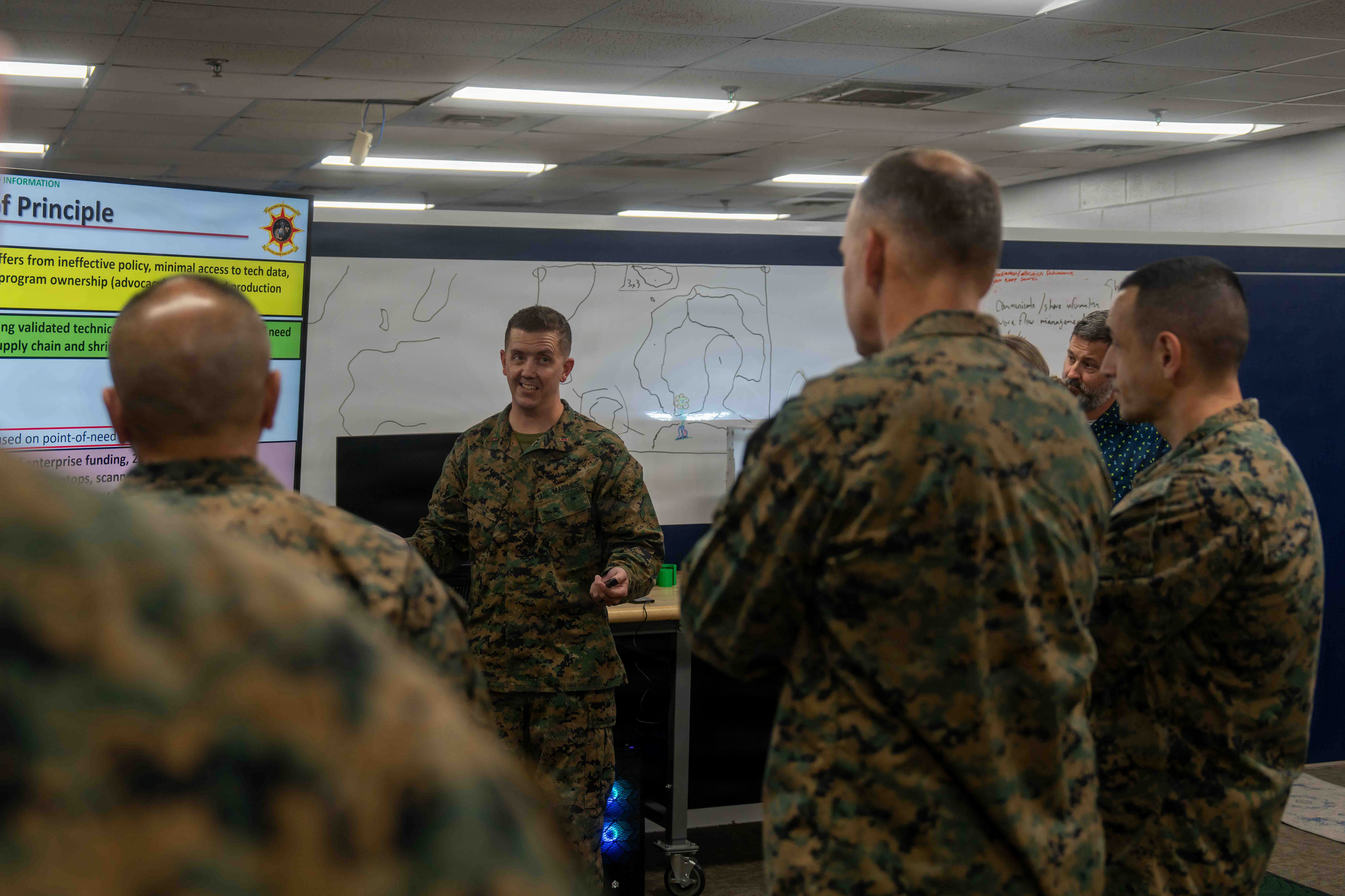 Combat Development and Integration Deputy Commandant Visits 2nd MLG and ...
