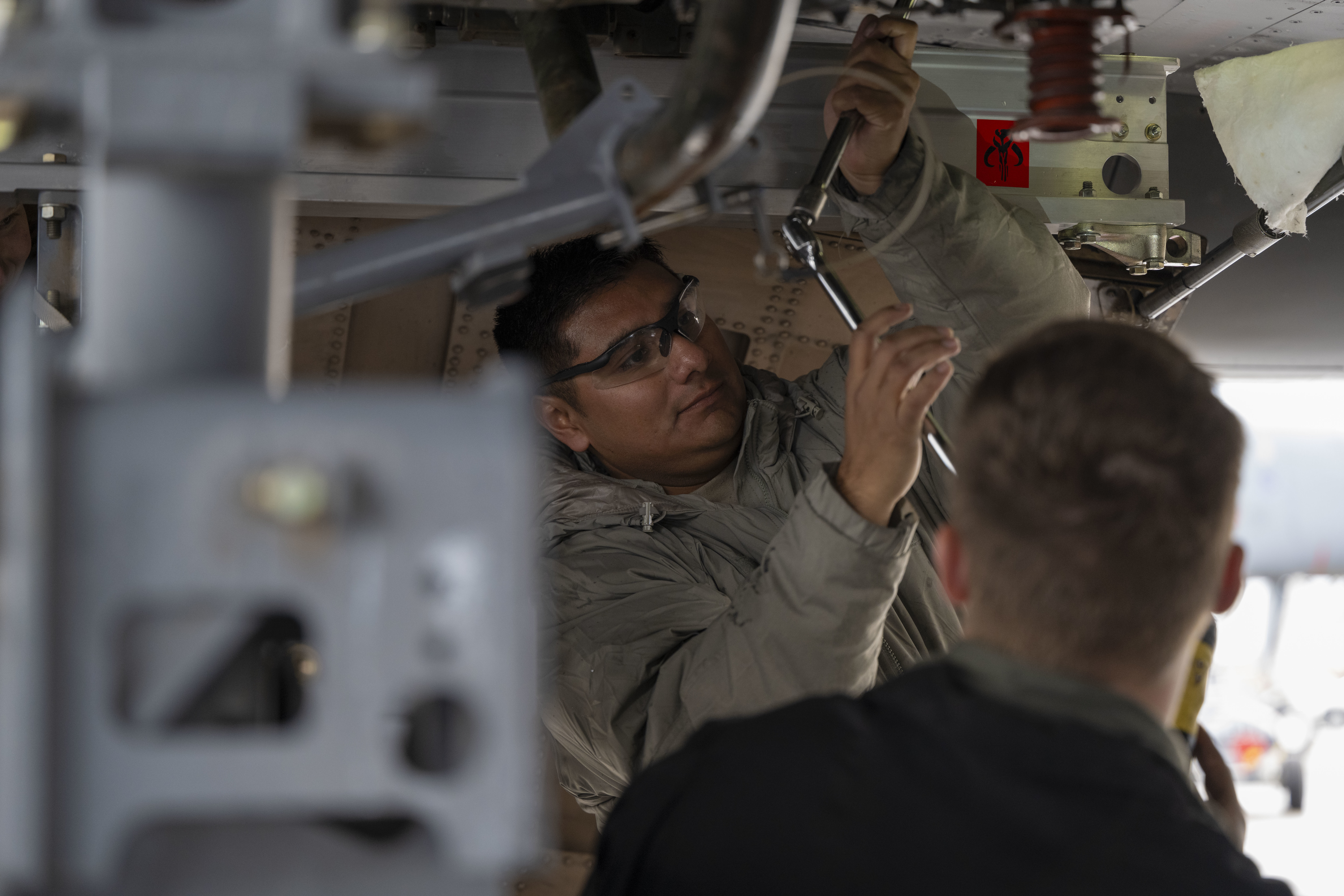 BTF: 9th EBS completes an engine change > Dyess Air Force Base ...