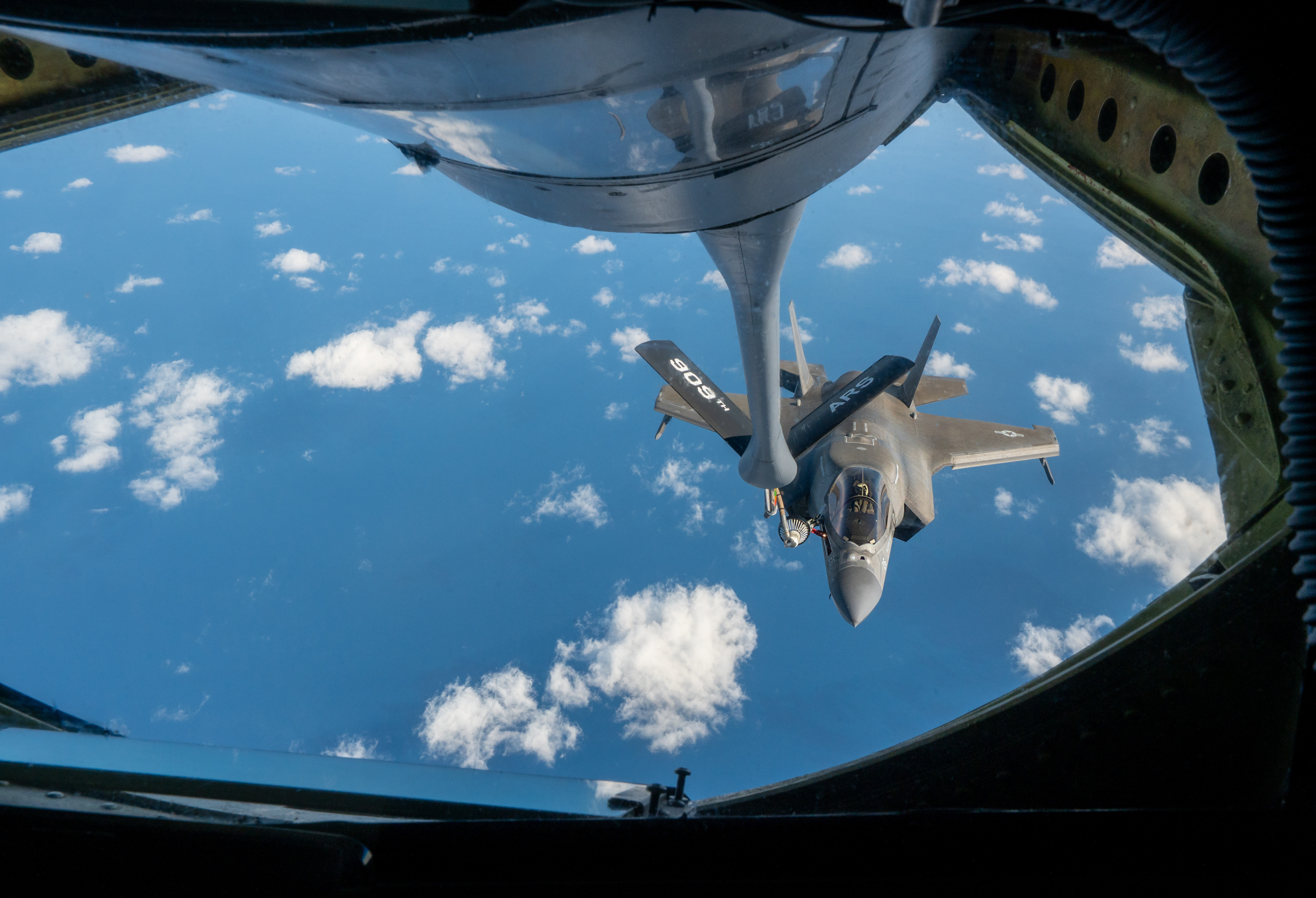 Tigers and Bats patrol Pacific skies: Joint force in motion: Marines ...
