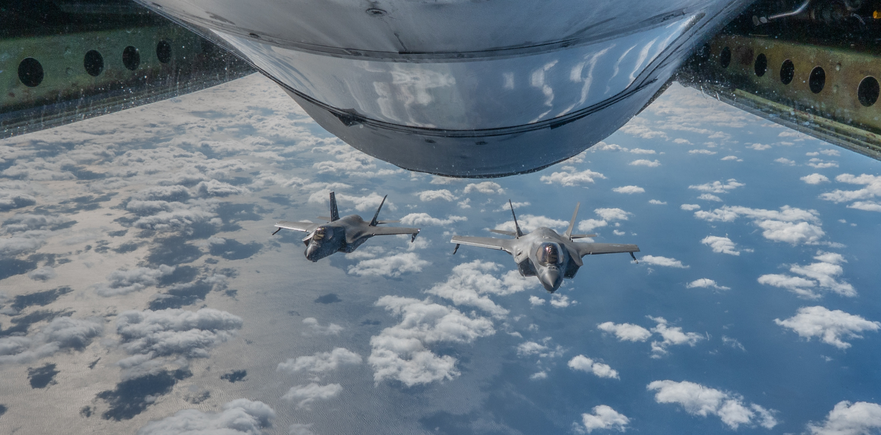 Tigers and Bats patrol Pacific skies: Joint force in motion: Marines ...