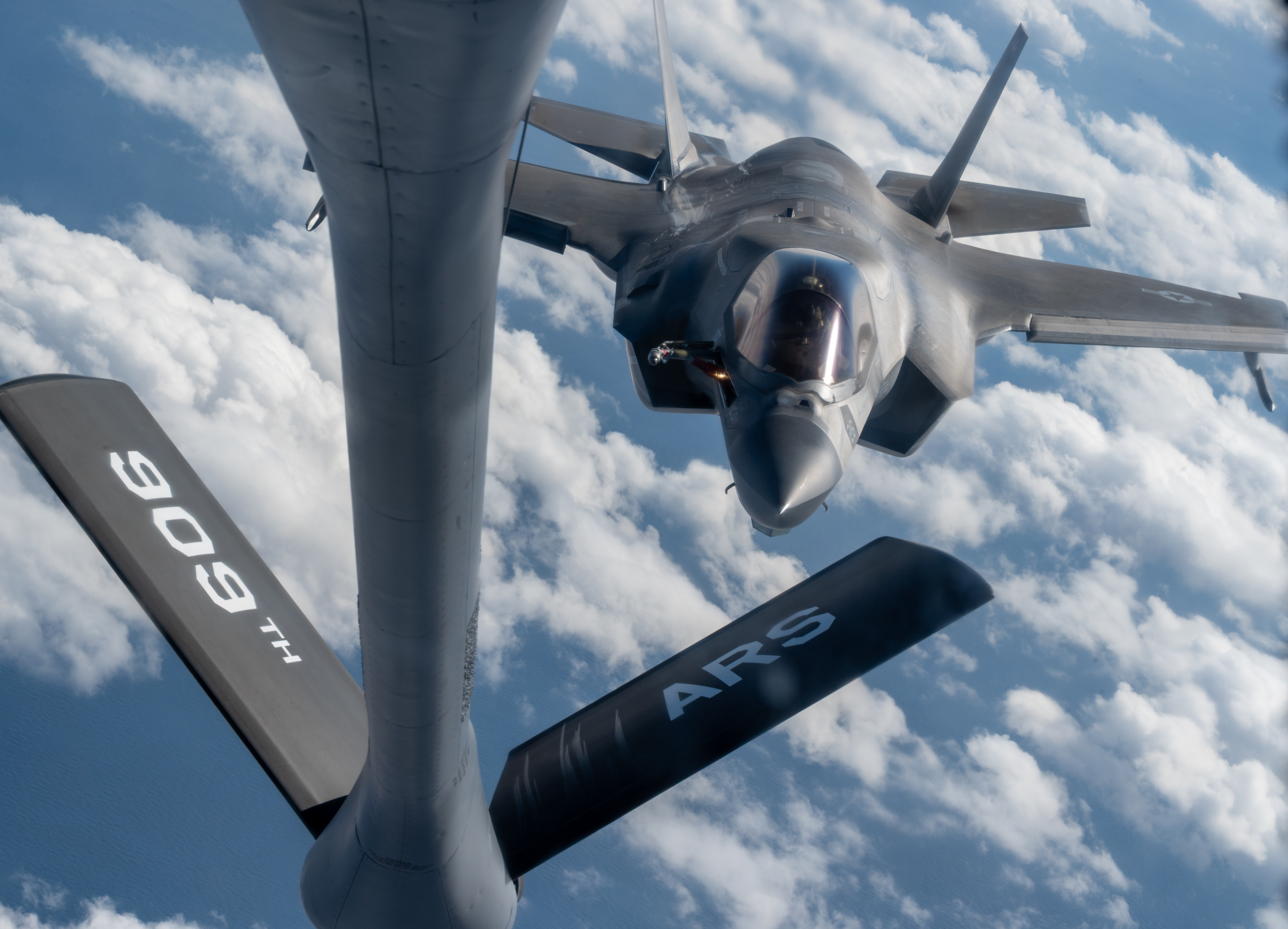 Tigers and Bats patrol Pacific skies: Joint force in motion: Marines ...