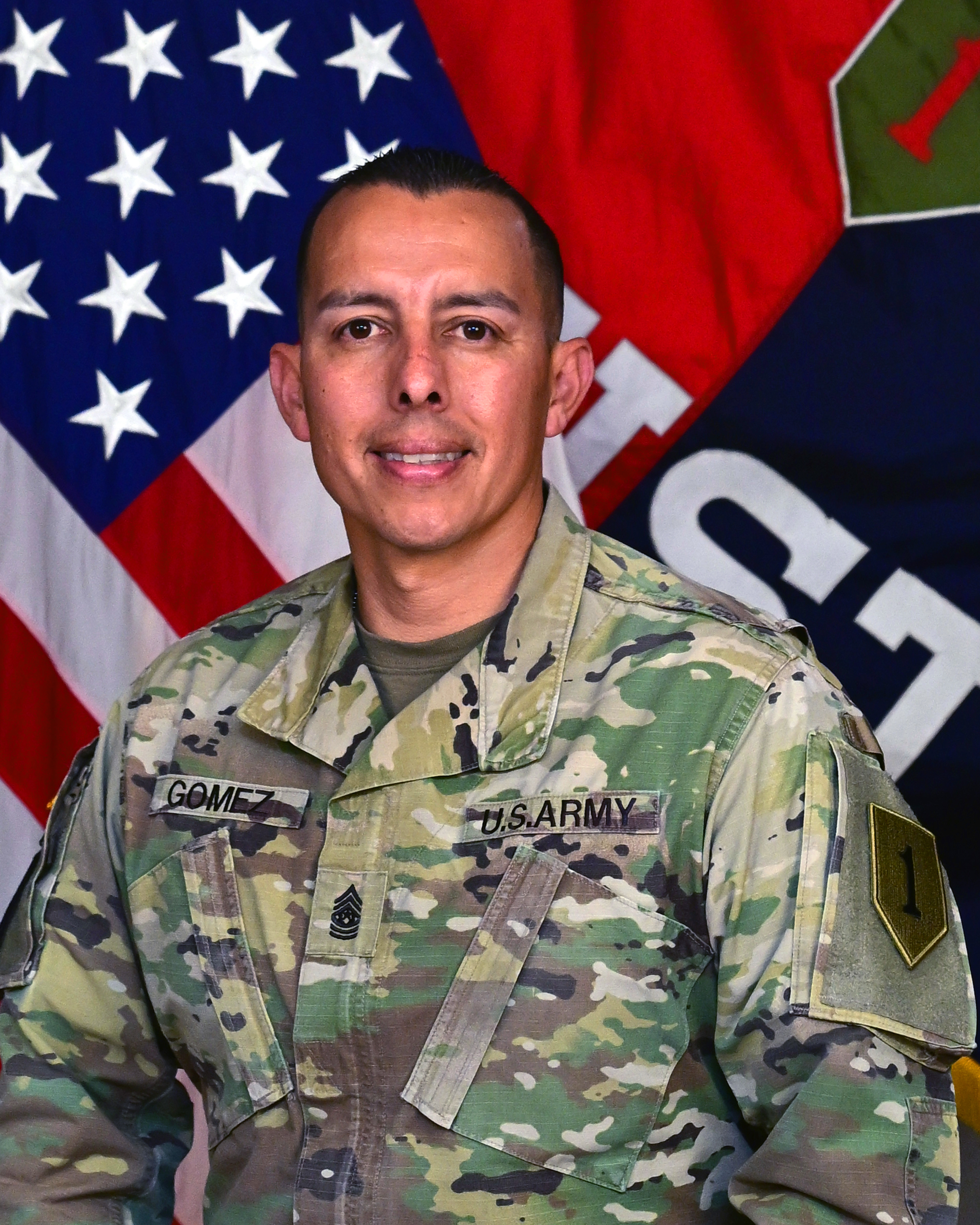 CSM Paul Gomez > 1st Infantry Division > Leadership Display