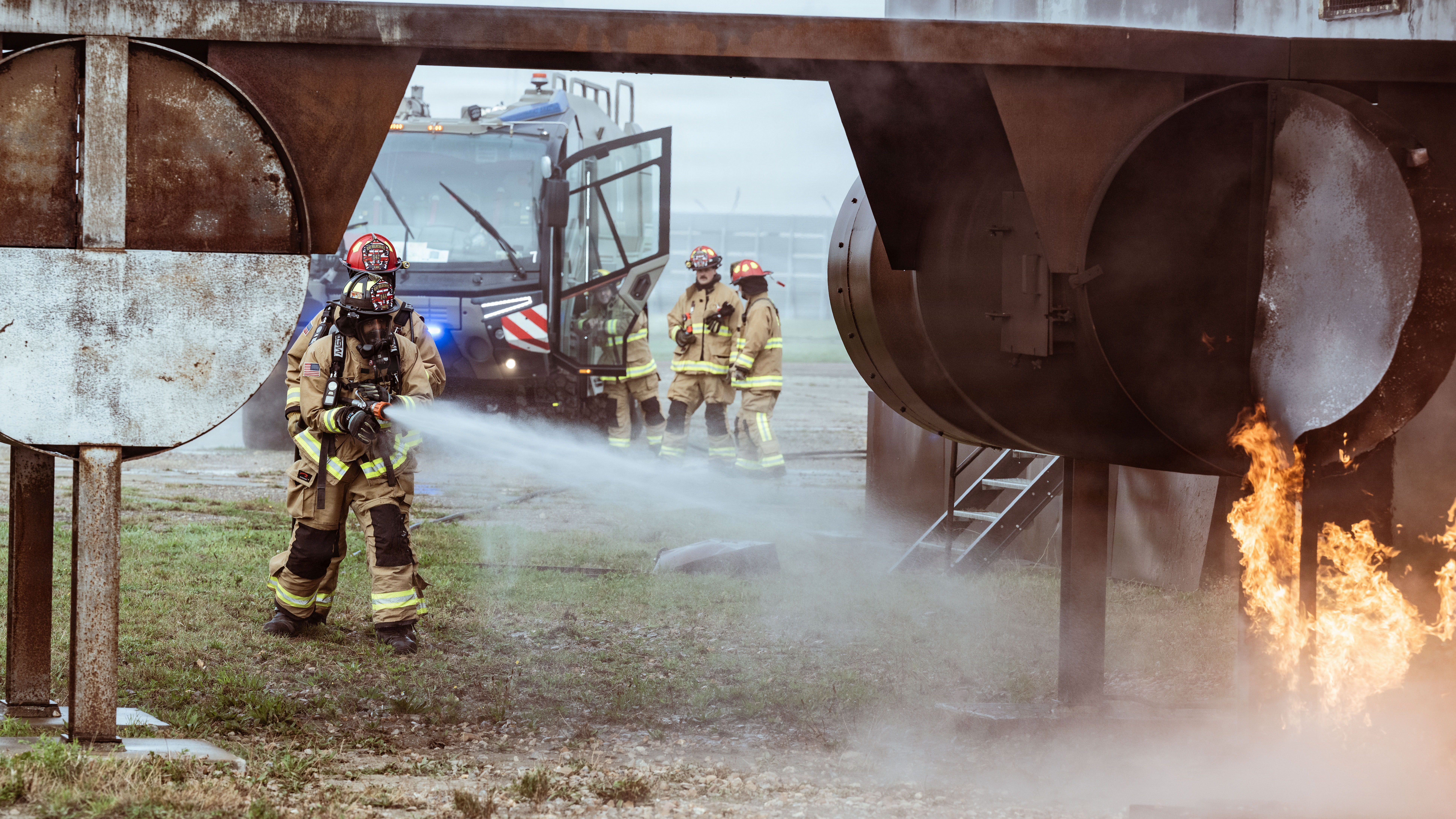 100th CES brings the heat during live fire training > Royal Air Force ...