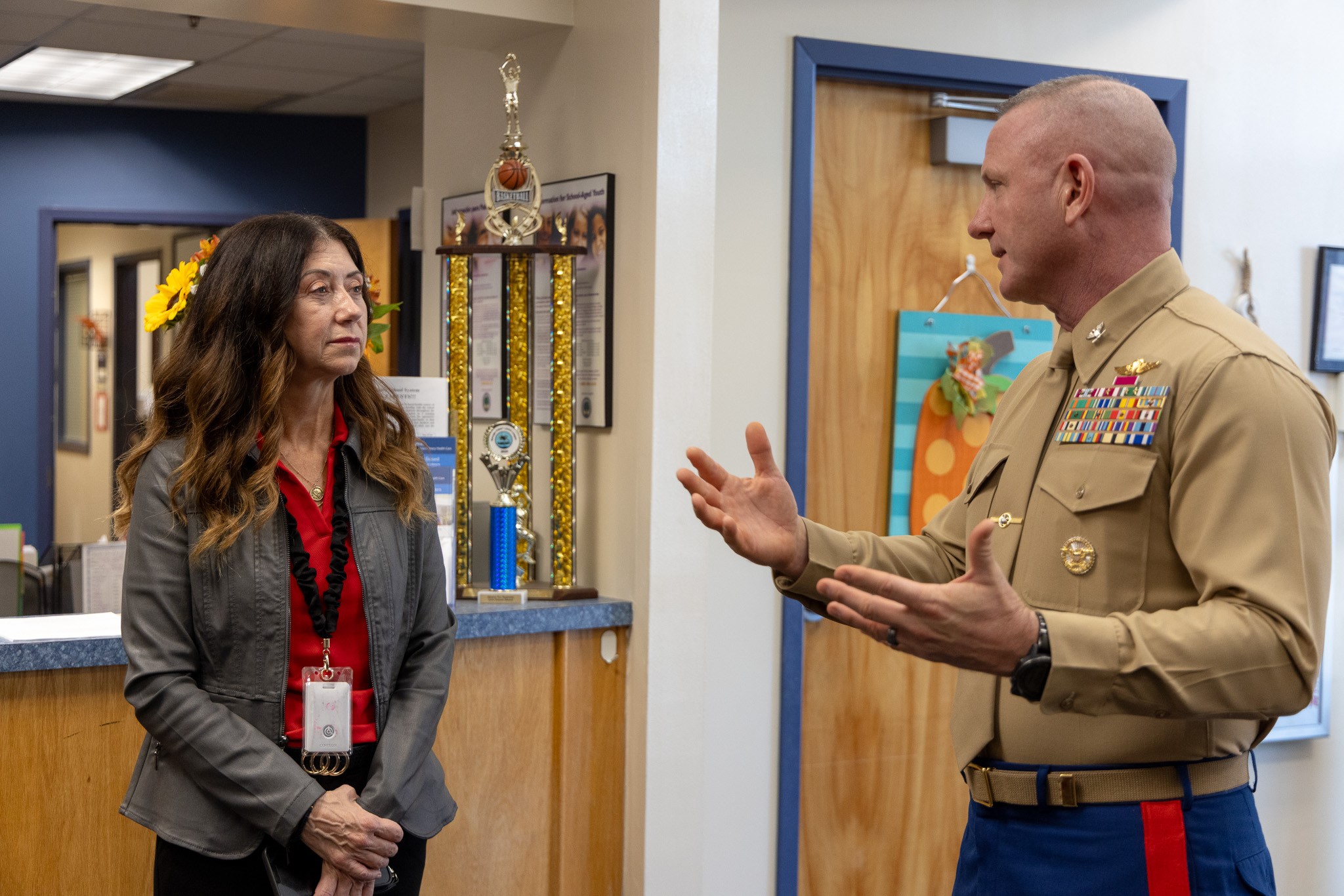 Lake Park students learn Marine Corps history through traditional ...