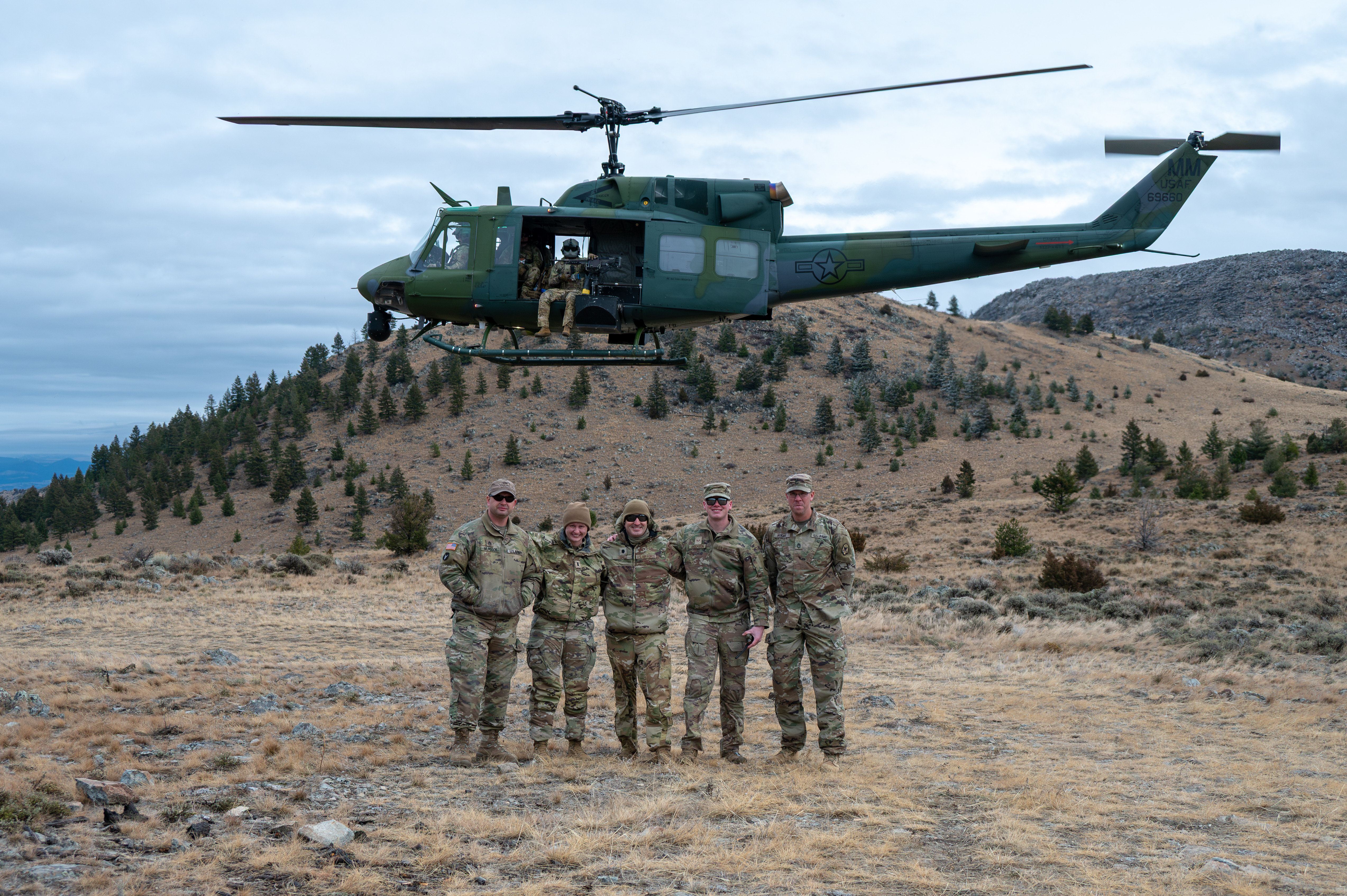 Montana's first aerial gunnery range established by 40th Helicopter ...