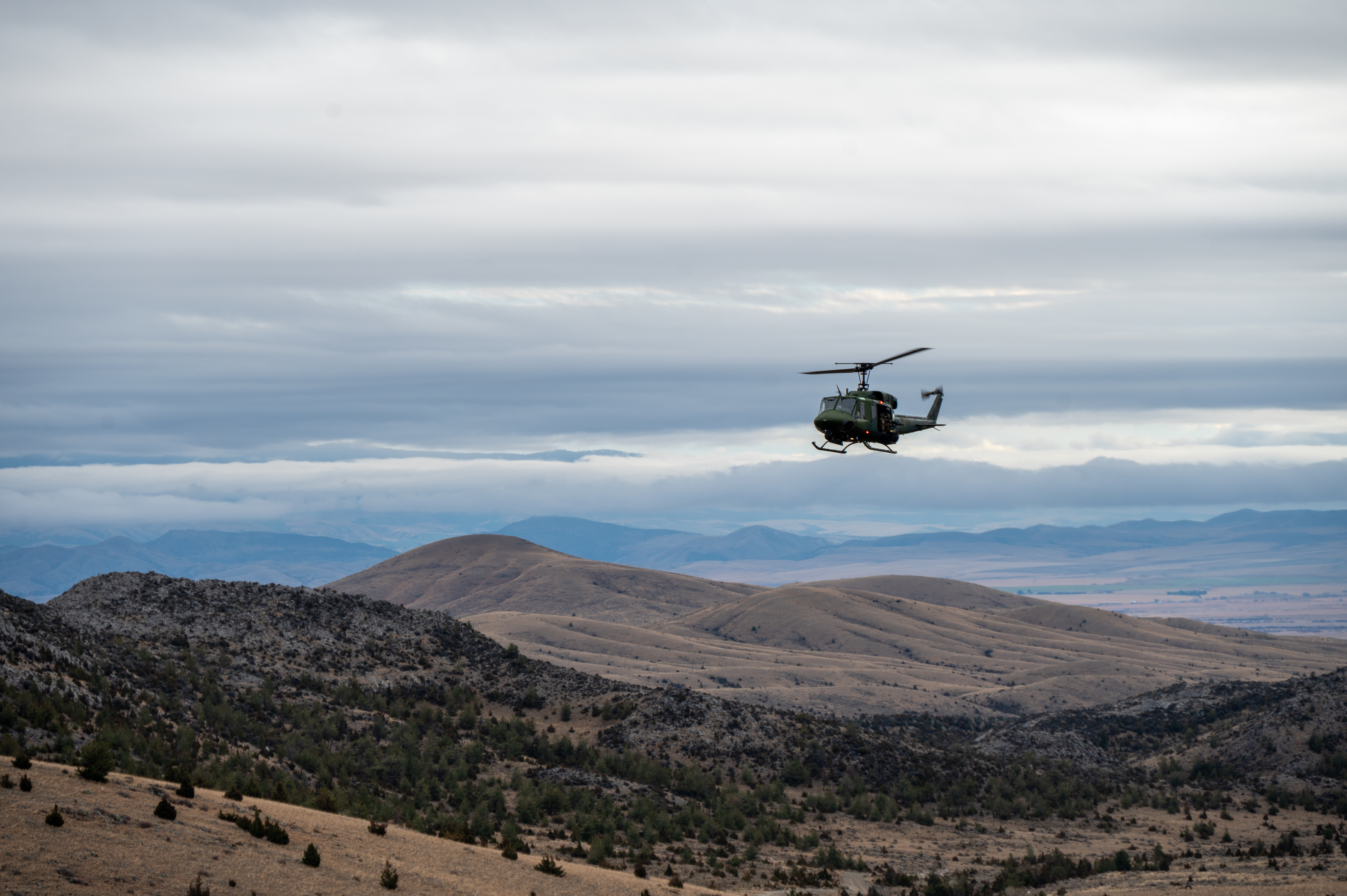 Montana's first aerial gunnery range established by 40th Helicopter ...
