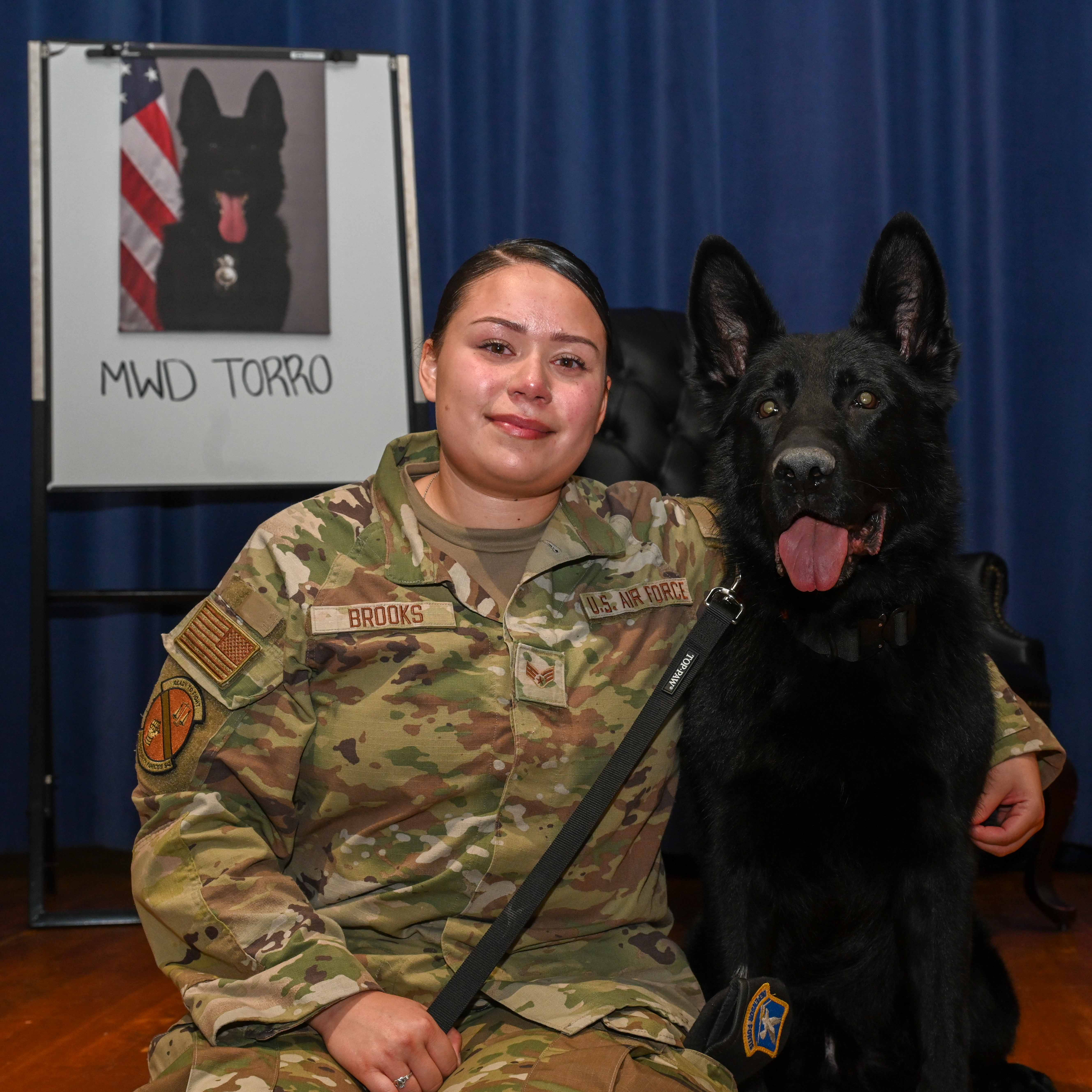 MWD Rudy and Torro retirement ceremony at Peterson SFB > Peterson and Schriever Space Force Base ...
