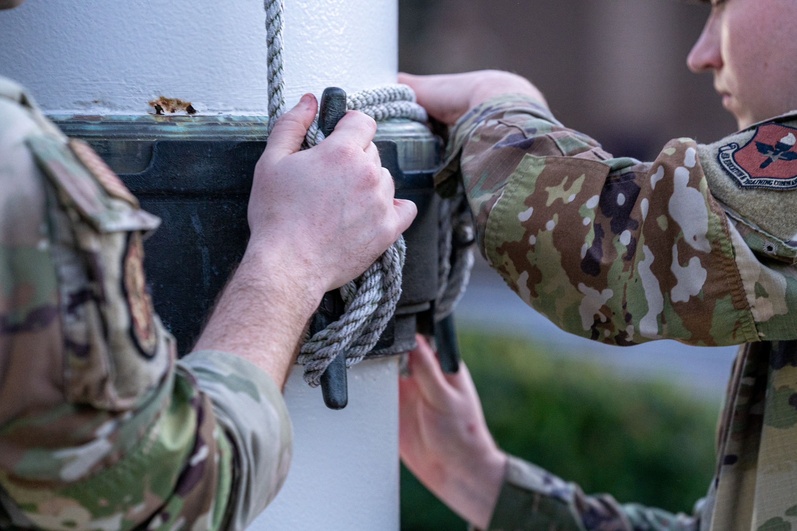 81st TRW conducts monthly retreat ceremony > Air Education and Training ...