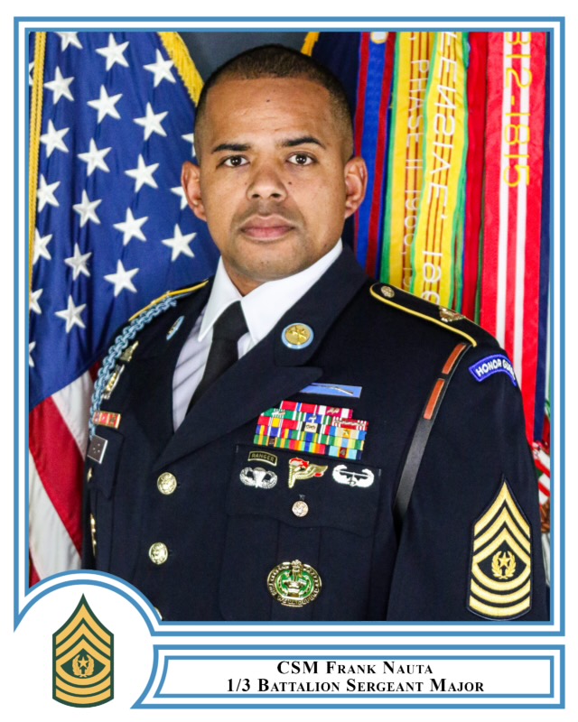 CSM Frank Nauta > JTF-NCR/USAMDW > Leader Display