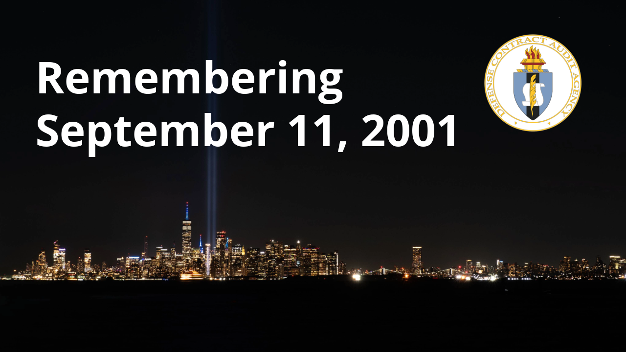 Remembering September 11, 2001 > DCAA > Article View