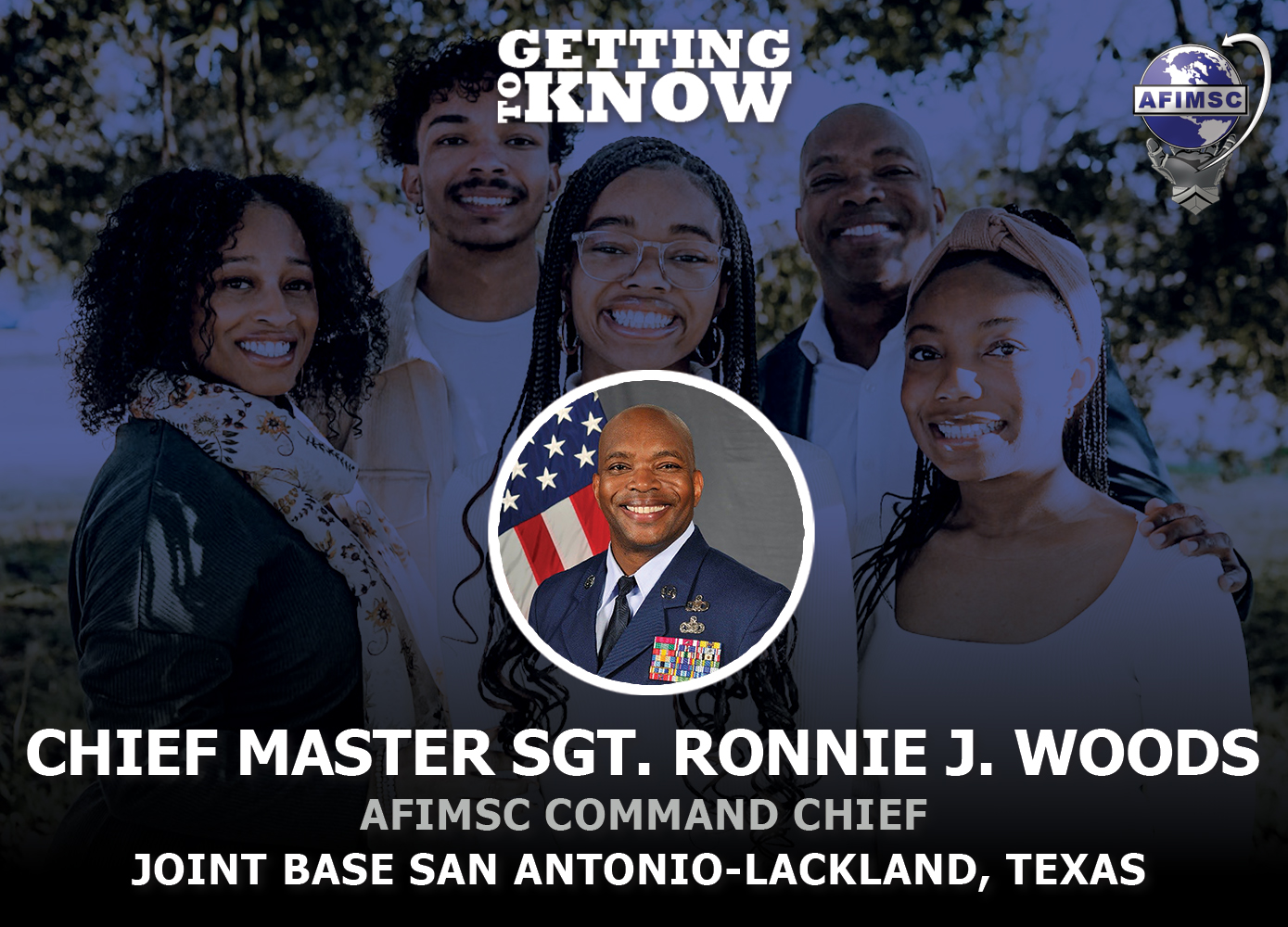 Getting to know the new AFIMSC command chief > Joint Base San Antonio ...