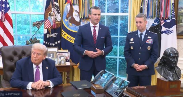 President Trump renames DOD to Department of War > Joint Base San ...