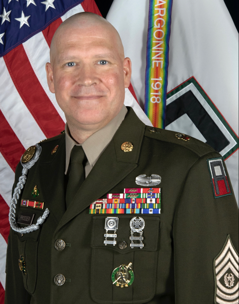 Command Sgt. Maj. Christopher Prosser > First Army > First Army command ...