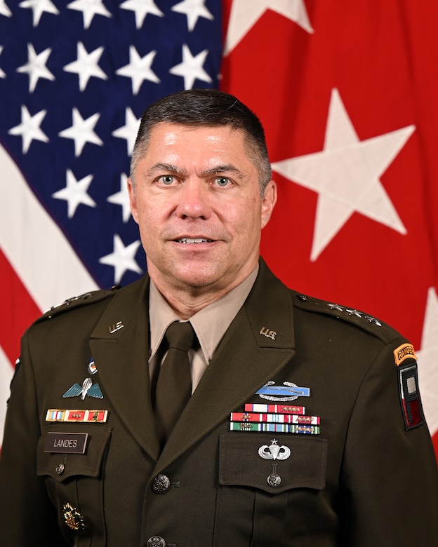 Lt. Gen. Mark Landes > First Army > Biography View