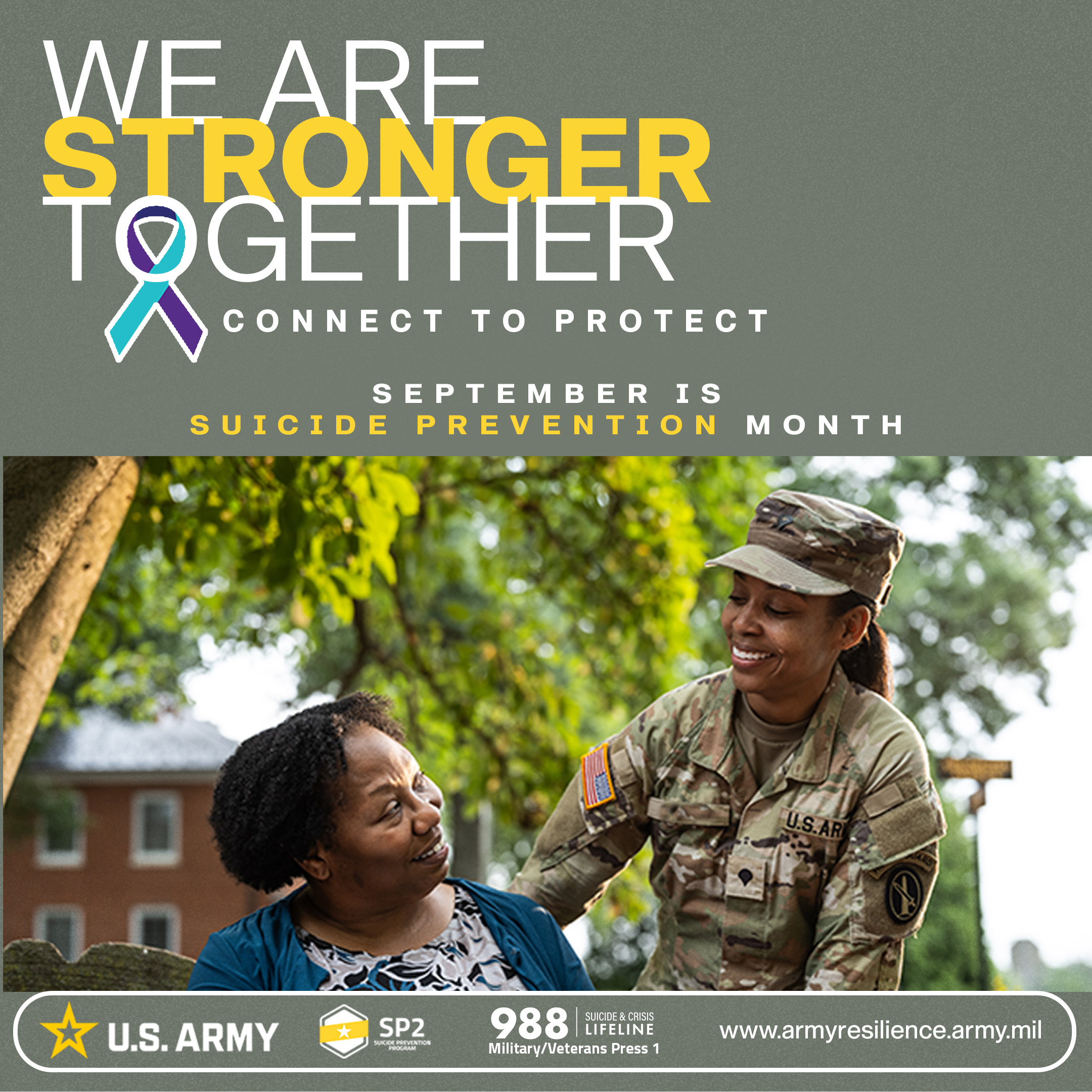 Suicide Prevention Month: ‘We are Stronger Together, Connect to Protect’ > Joint Base San ...