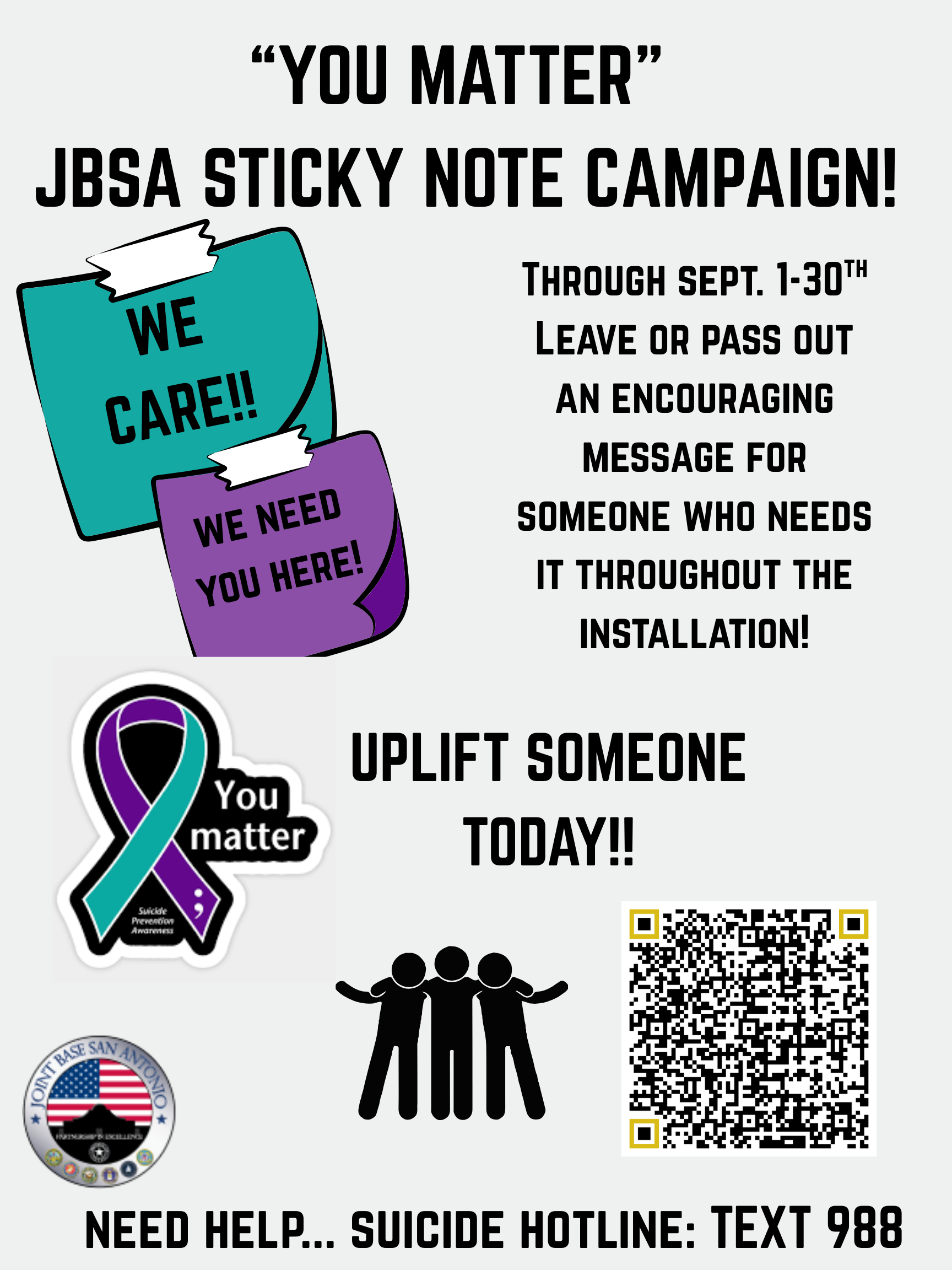 Suicide Prevention Month: ‘We are Stronger Together, Connect to Protect ...