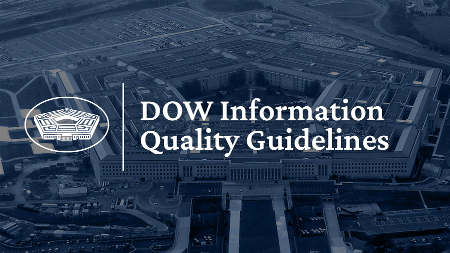 DOW Information Quality Guidelines
