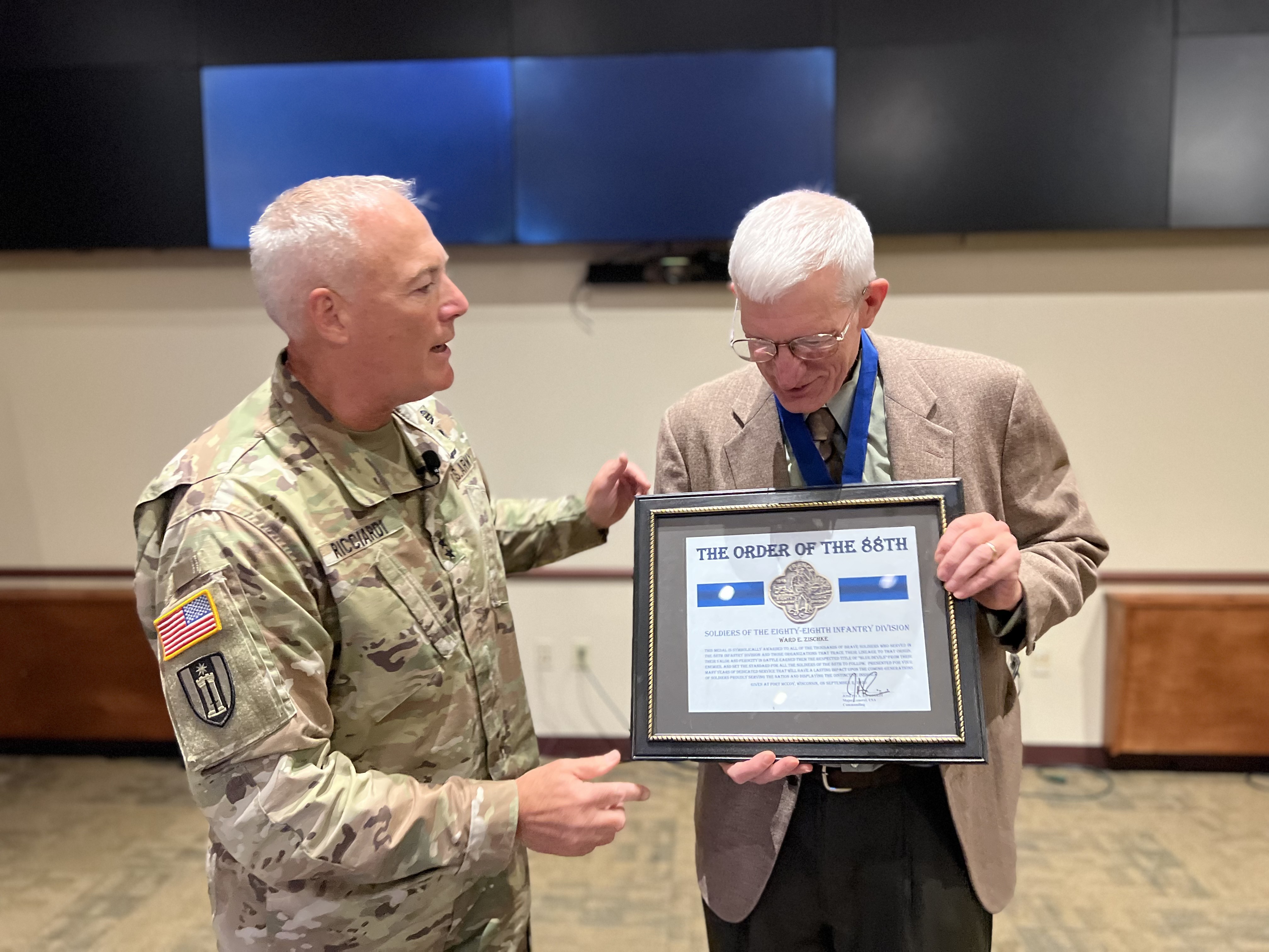 88th Readiness Division command historian receives honorary 'Order of ...