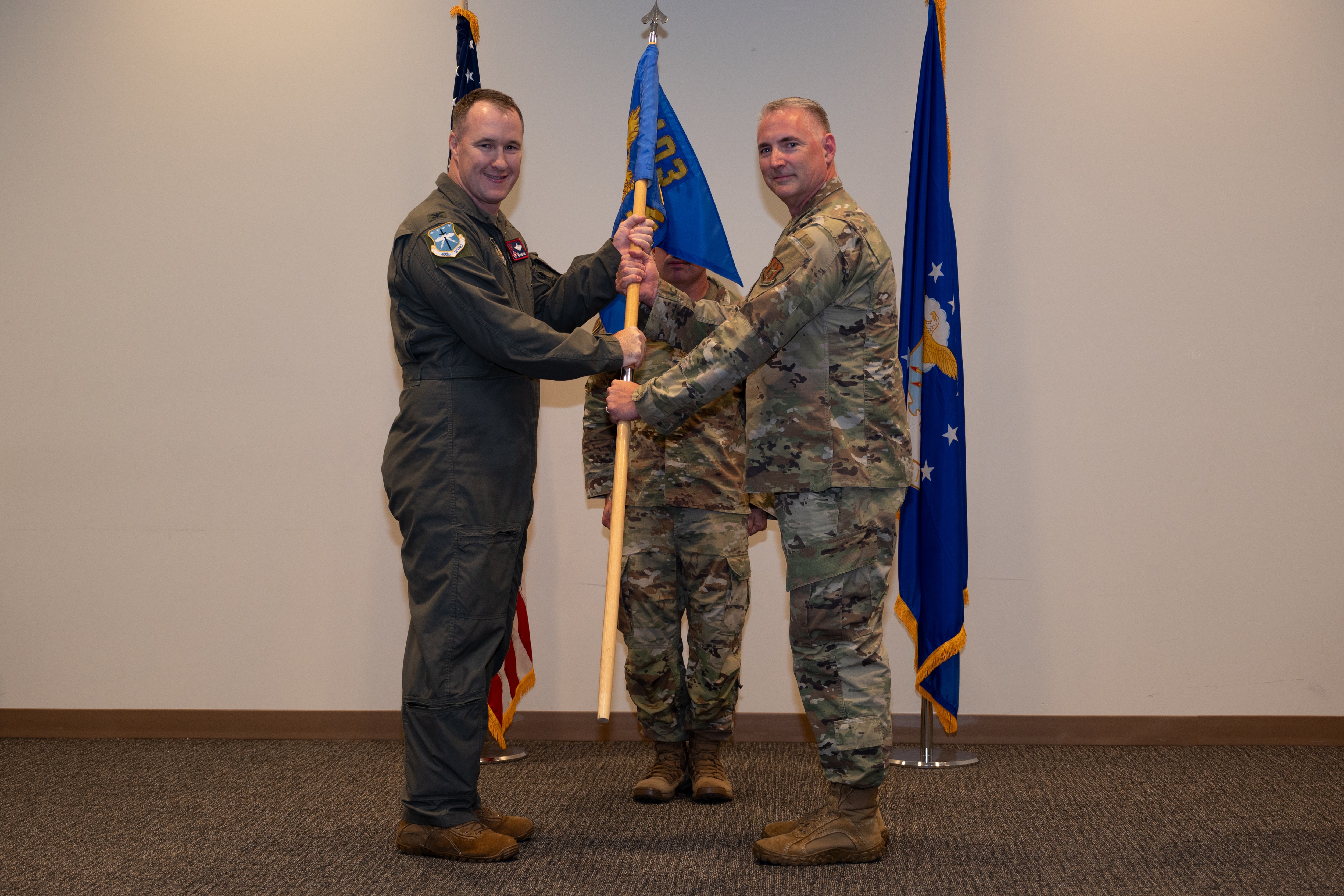 First command chief Change of Responsibility for 403rd Wing
