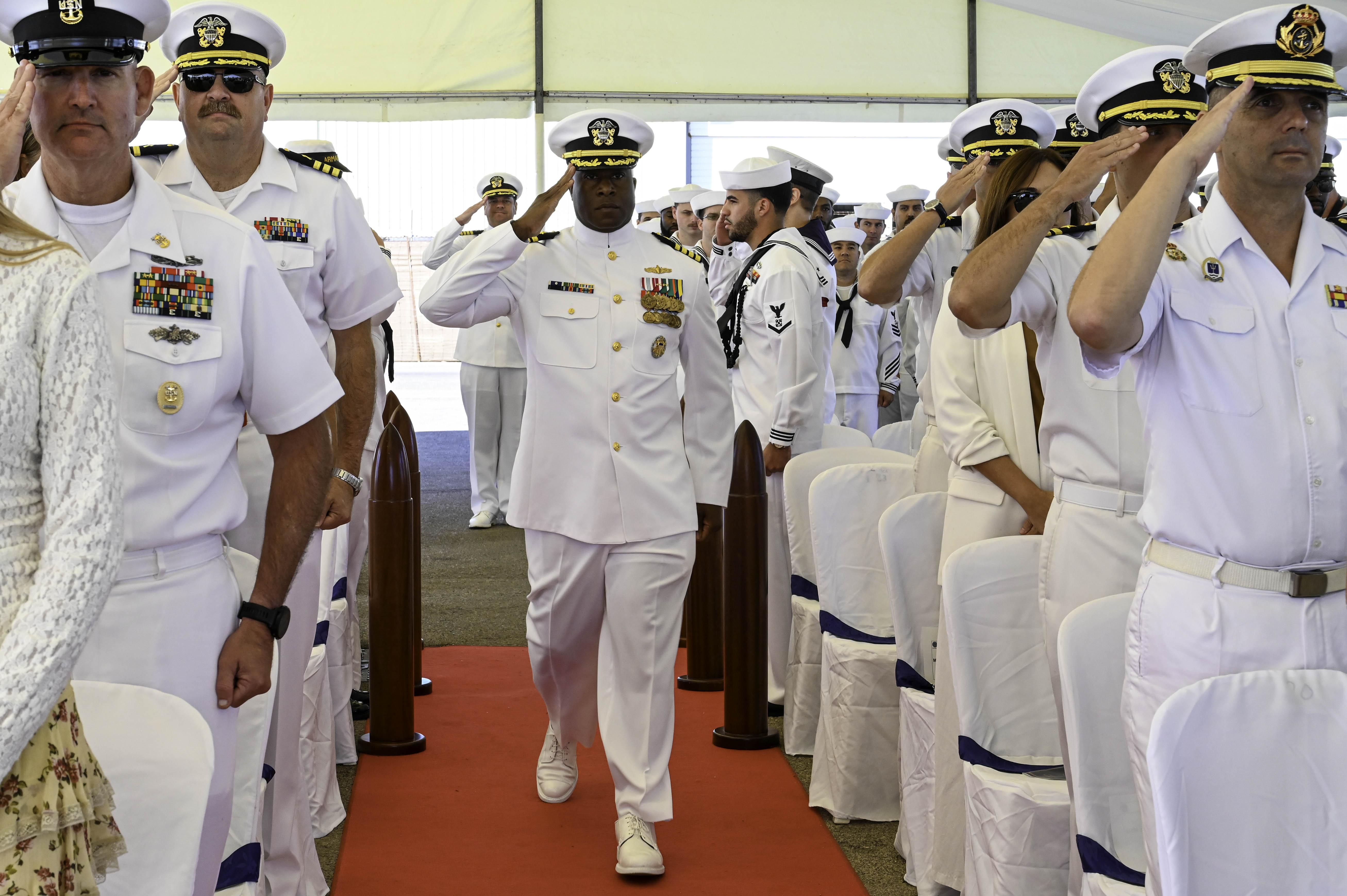 Destroyer Squadron 60 and Task Force 65 Conduct Change of Command ...