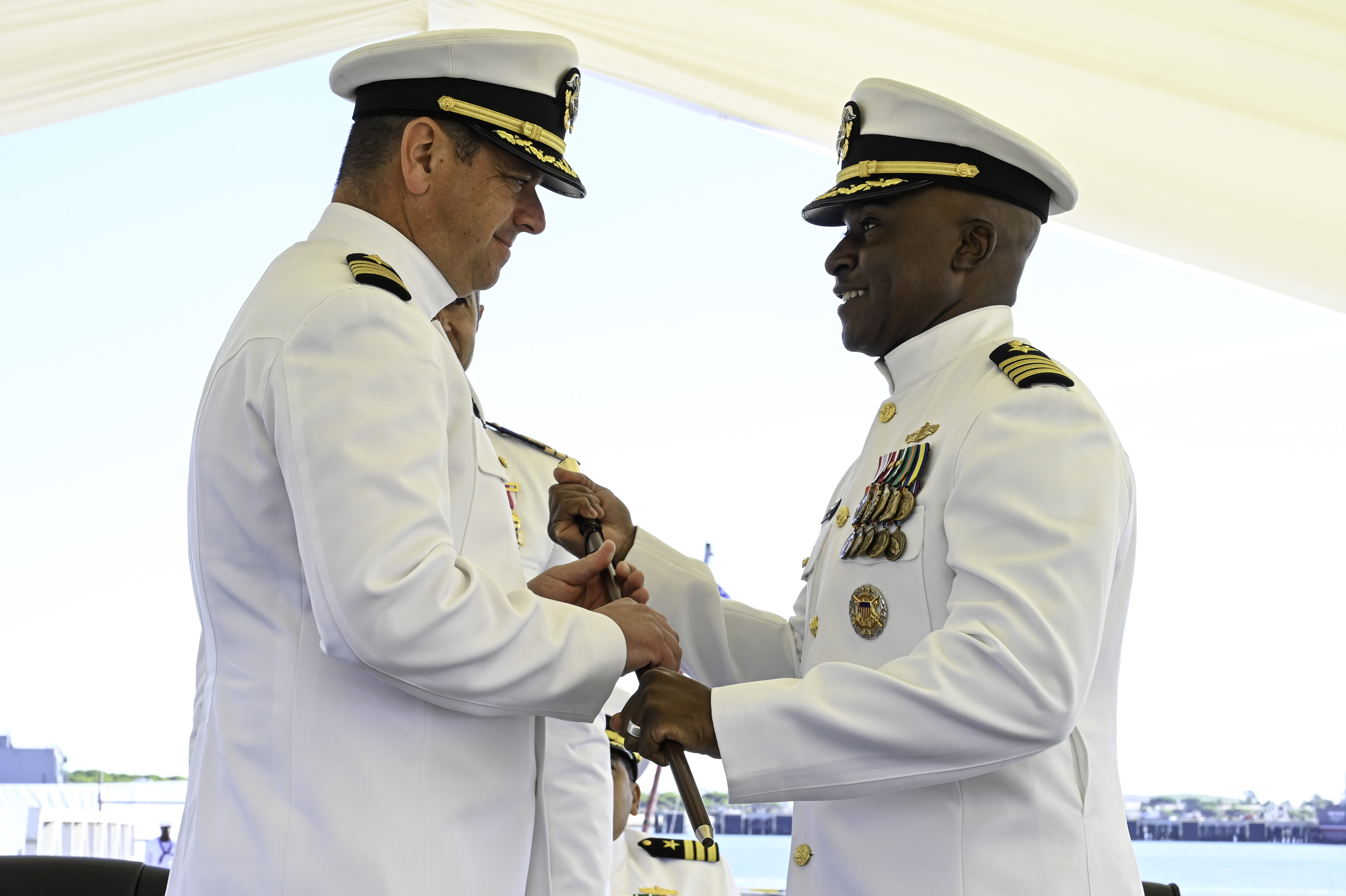 Destroyer Squadron 60 and Task Force 65 Conduct Change of Command ...