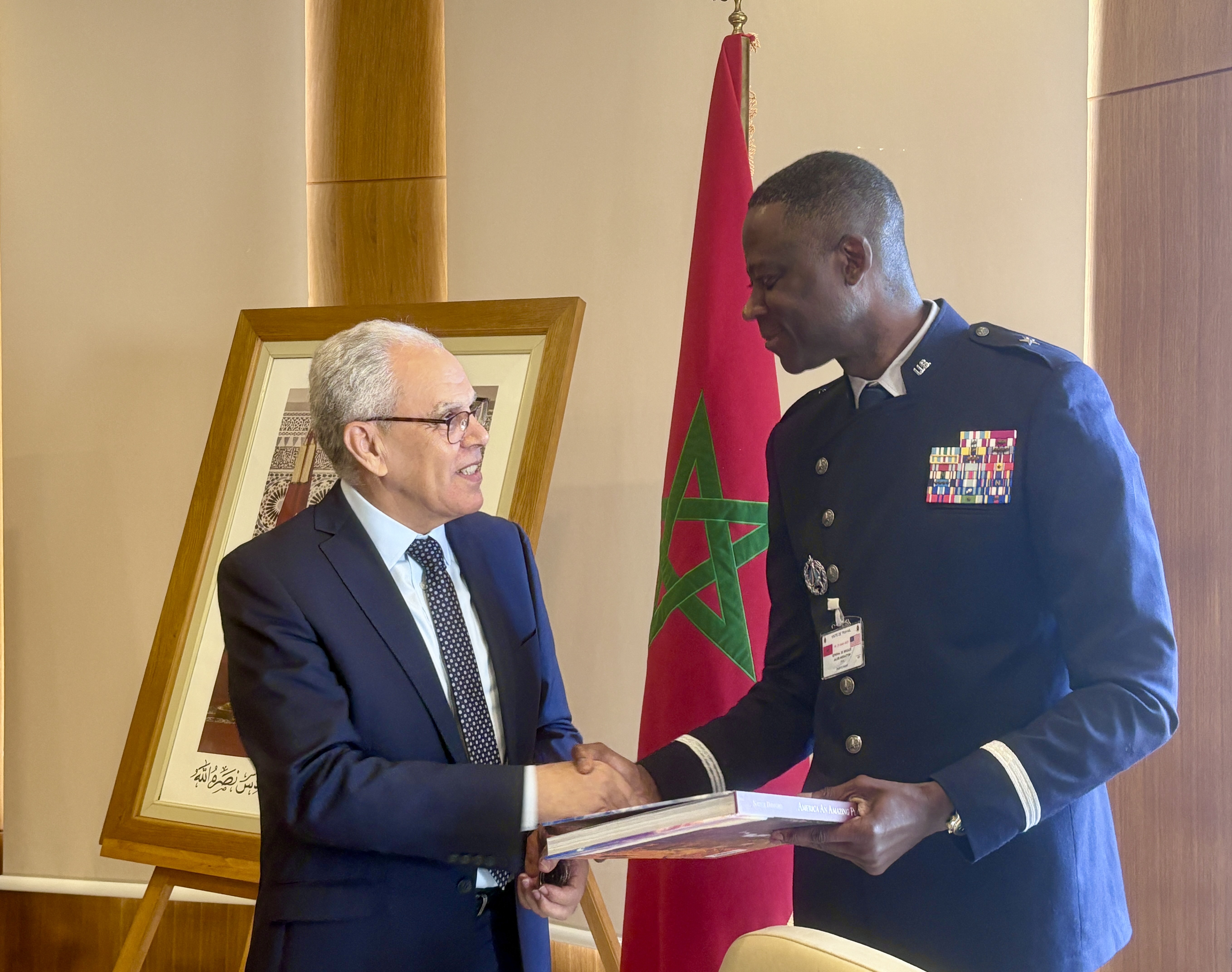 U.S. Space Forces Africa commander meets with Moroccan Minister ...