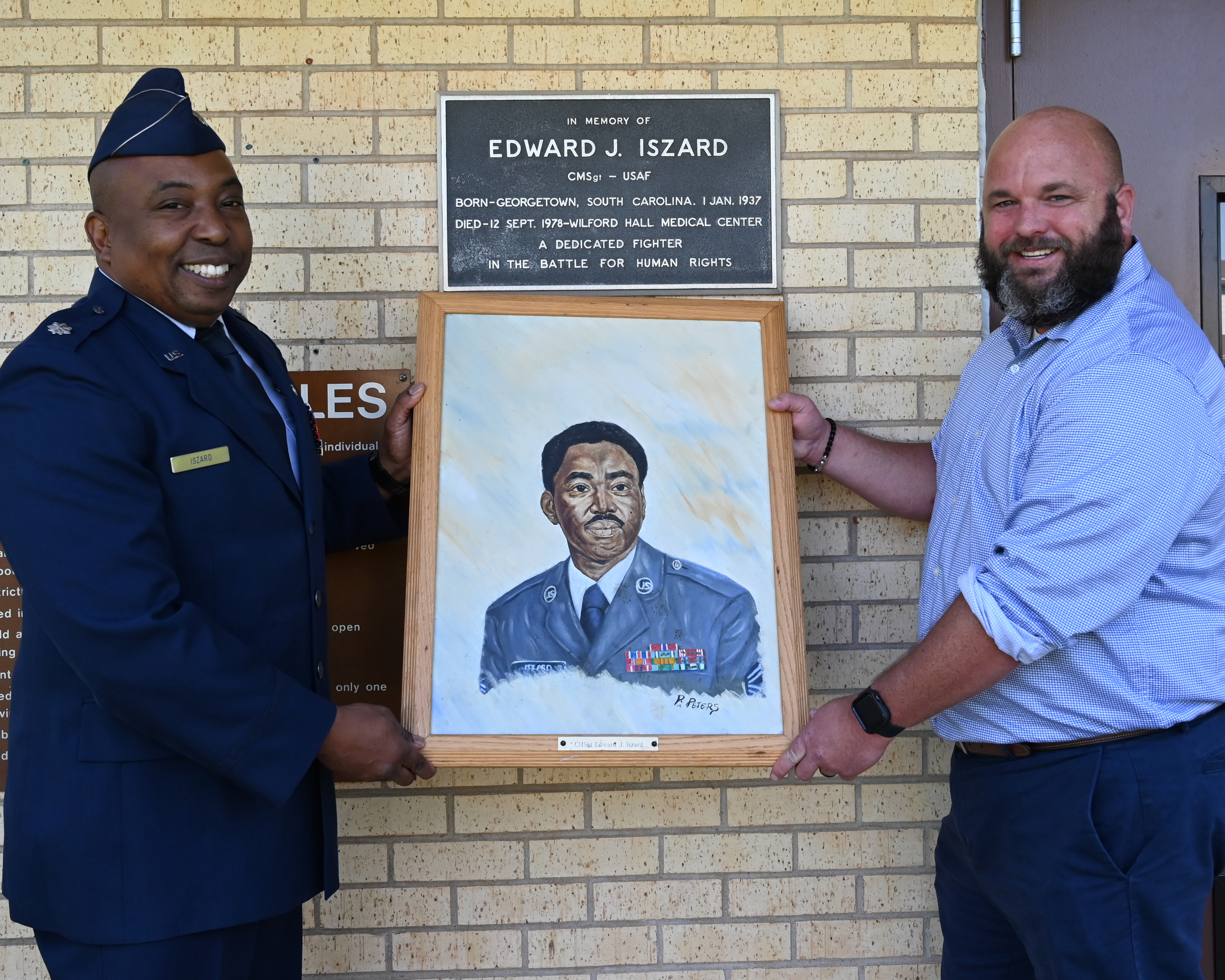 Portrait from Iszard Pool presented to family > Air Force Sustainment ...