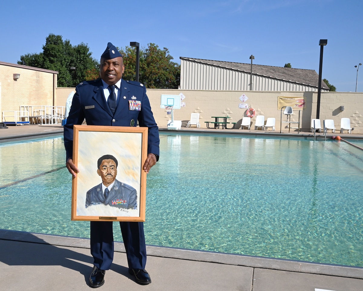 Portrait from Iszard Pool presented to family > Air Force Sustainment ...