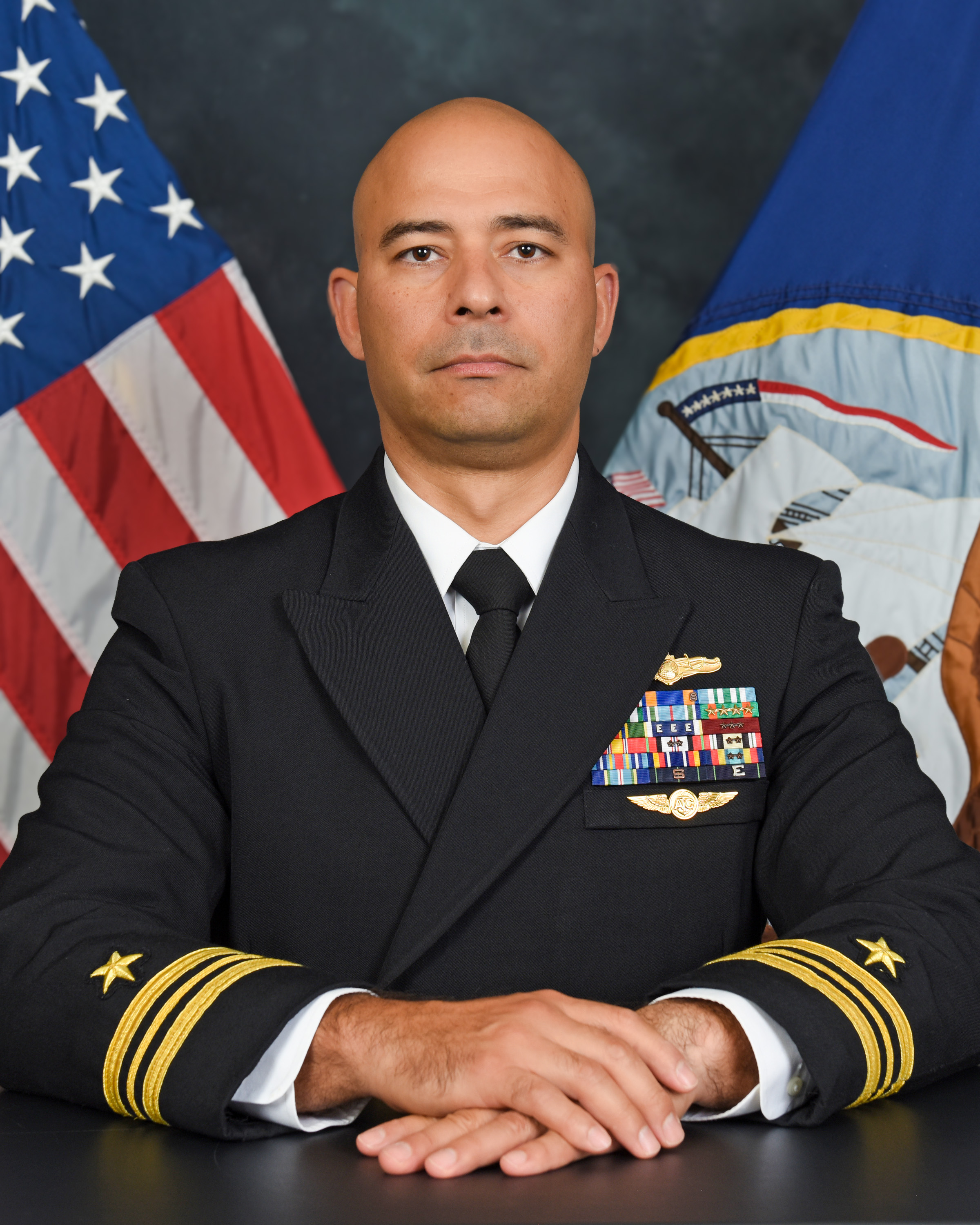 Lt. Cmdr. Amador A. Marin, Officer in Charge, Navy Network Warfare ...