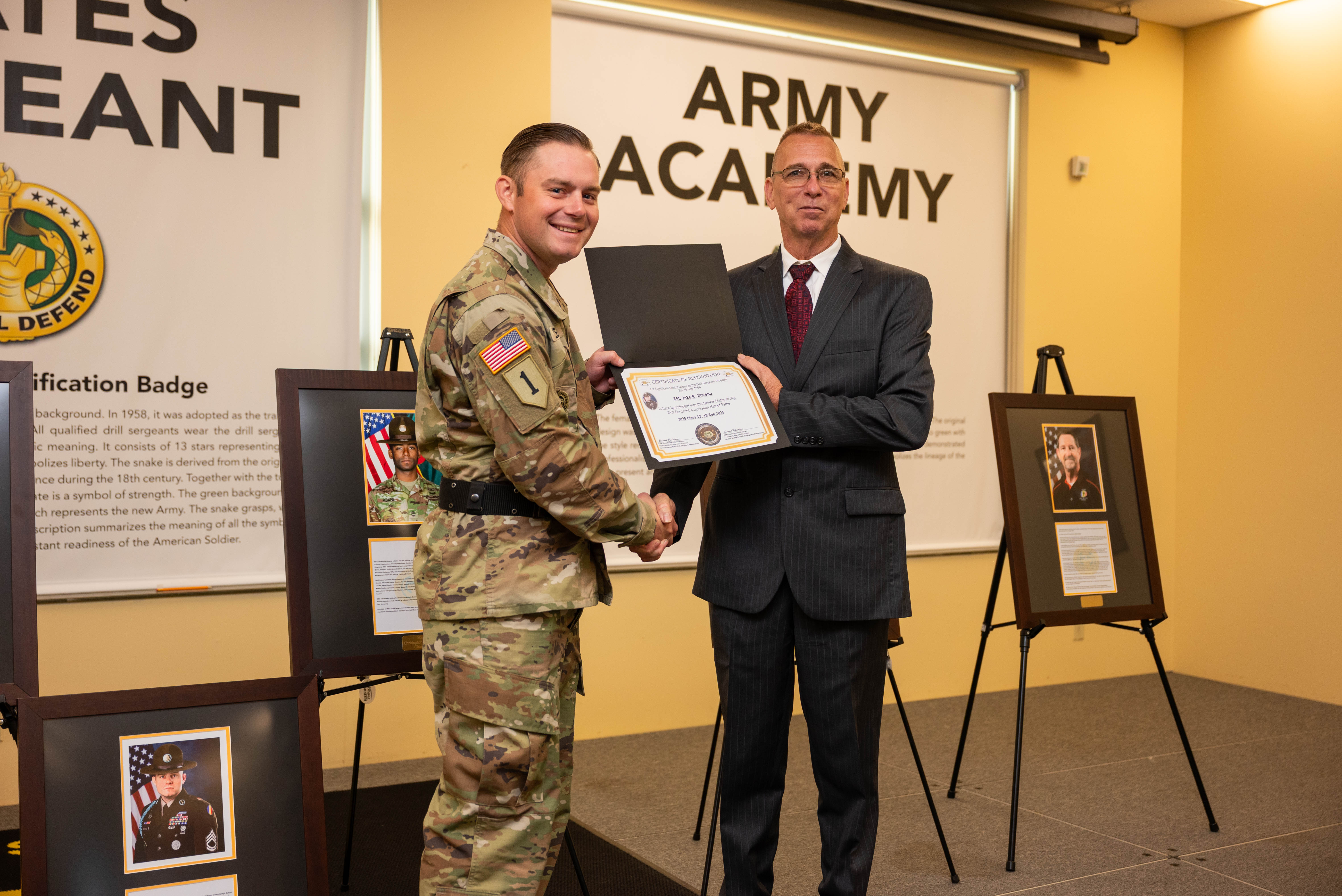 Nine new faces enshrined at U.S. Army Drill Sergeant Academy > U.S ...