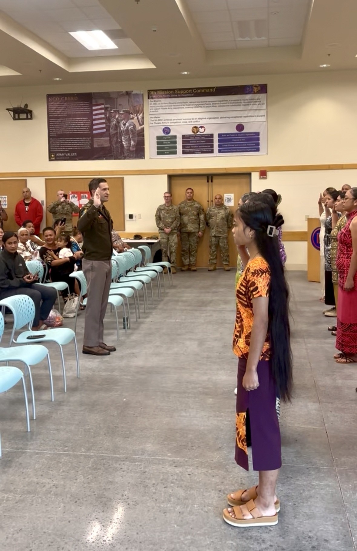 Army enlists 33 people in mass soldier swear-in ceremony in American Samoa