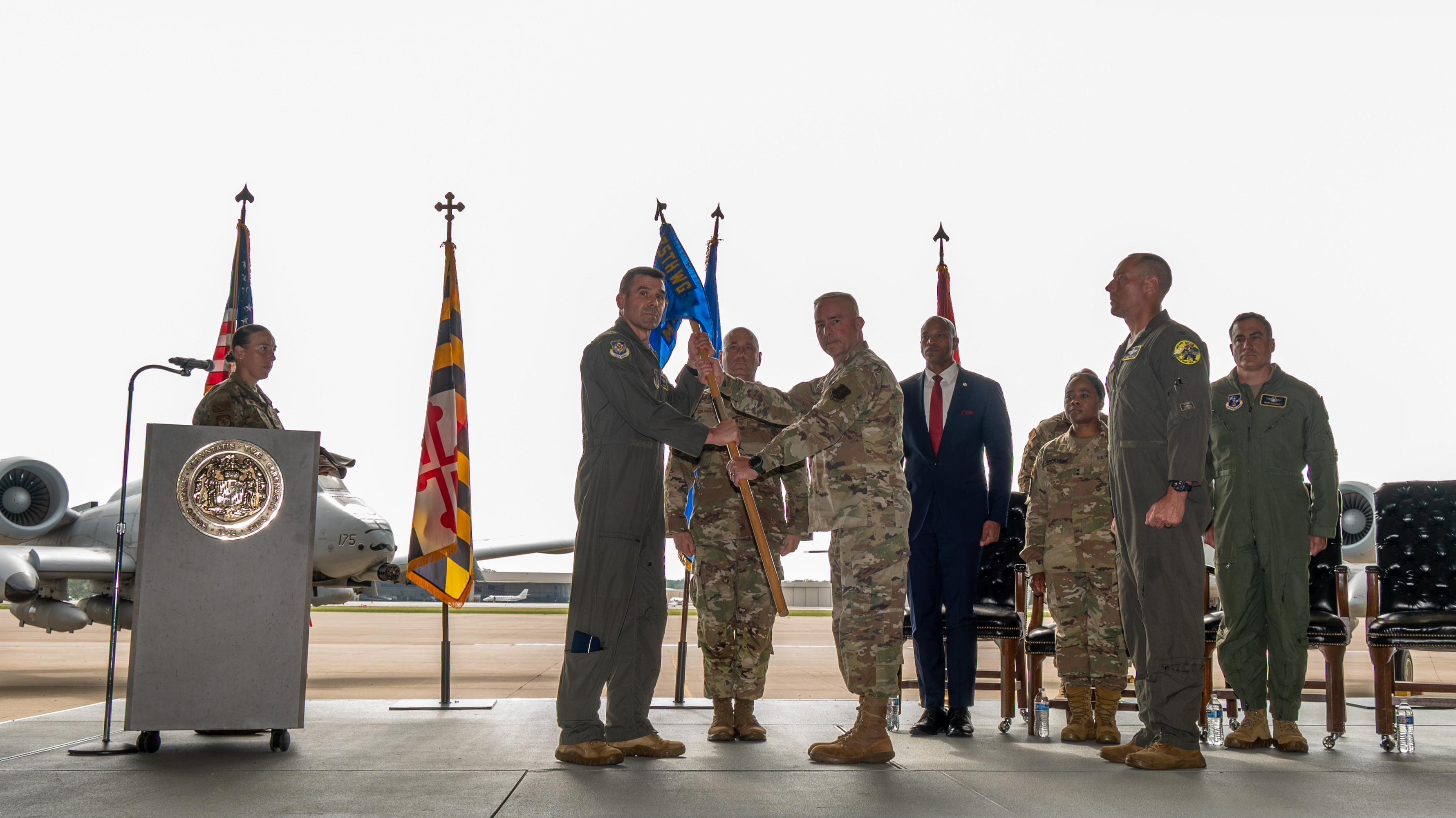 Maryland Air National Guard hosts inactivation ceremony before ...