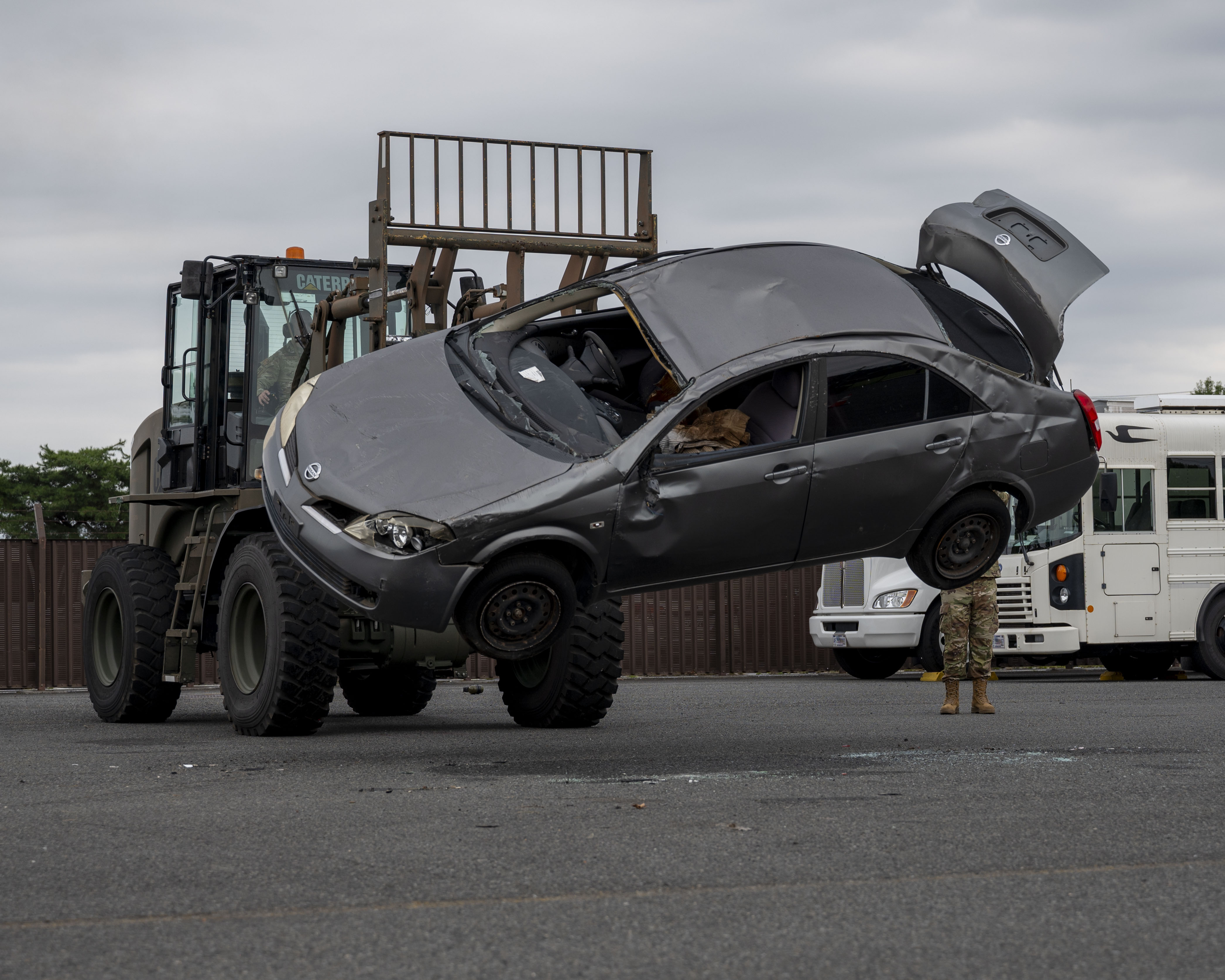 374 AW leadership attend 374 LRS vehicle rollover training > 505th ...