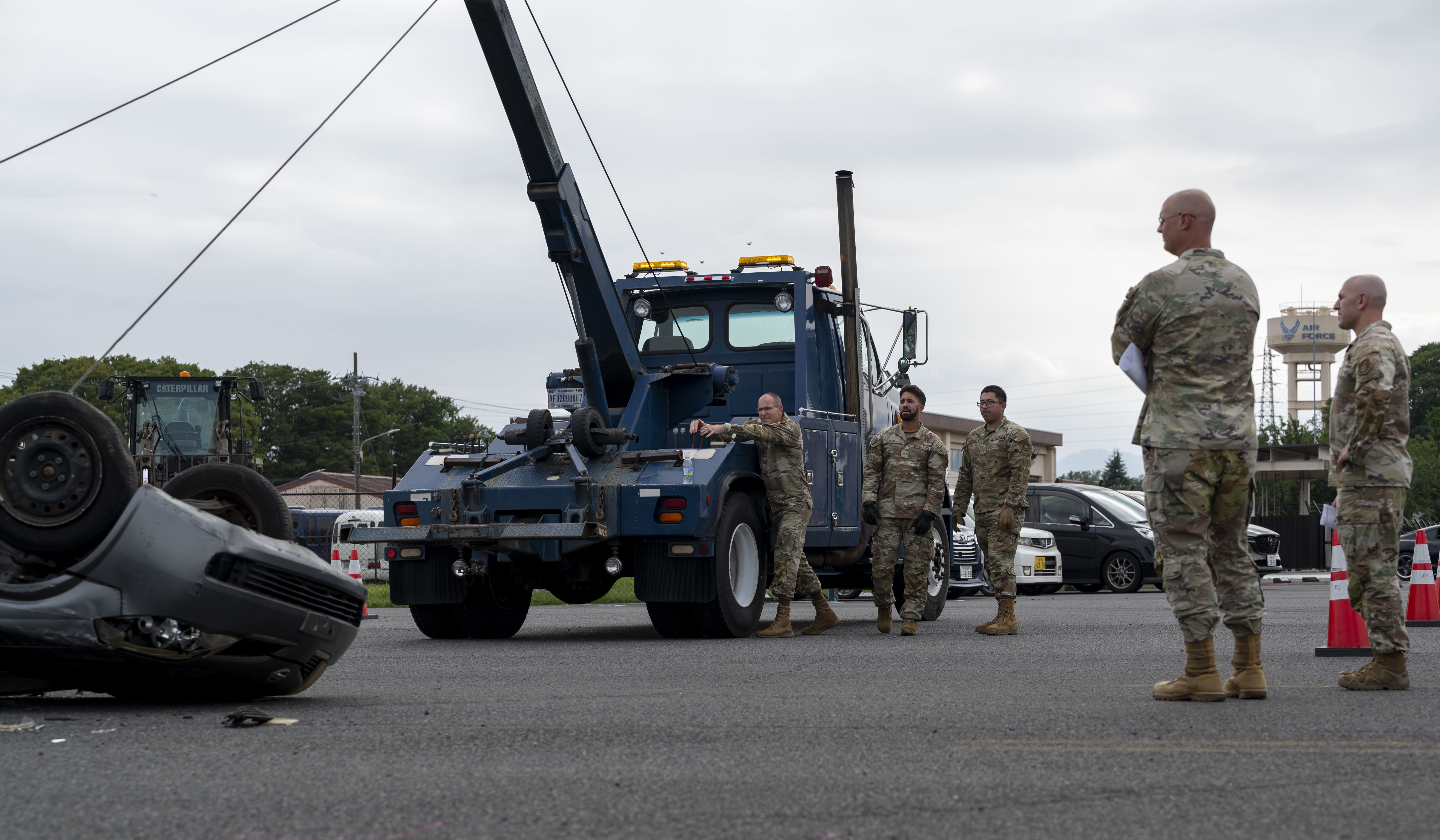 374 AW leadership attend 374 LRS vehicle rollover training > 505th ...