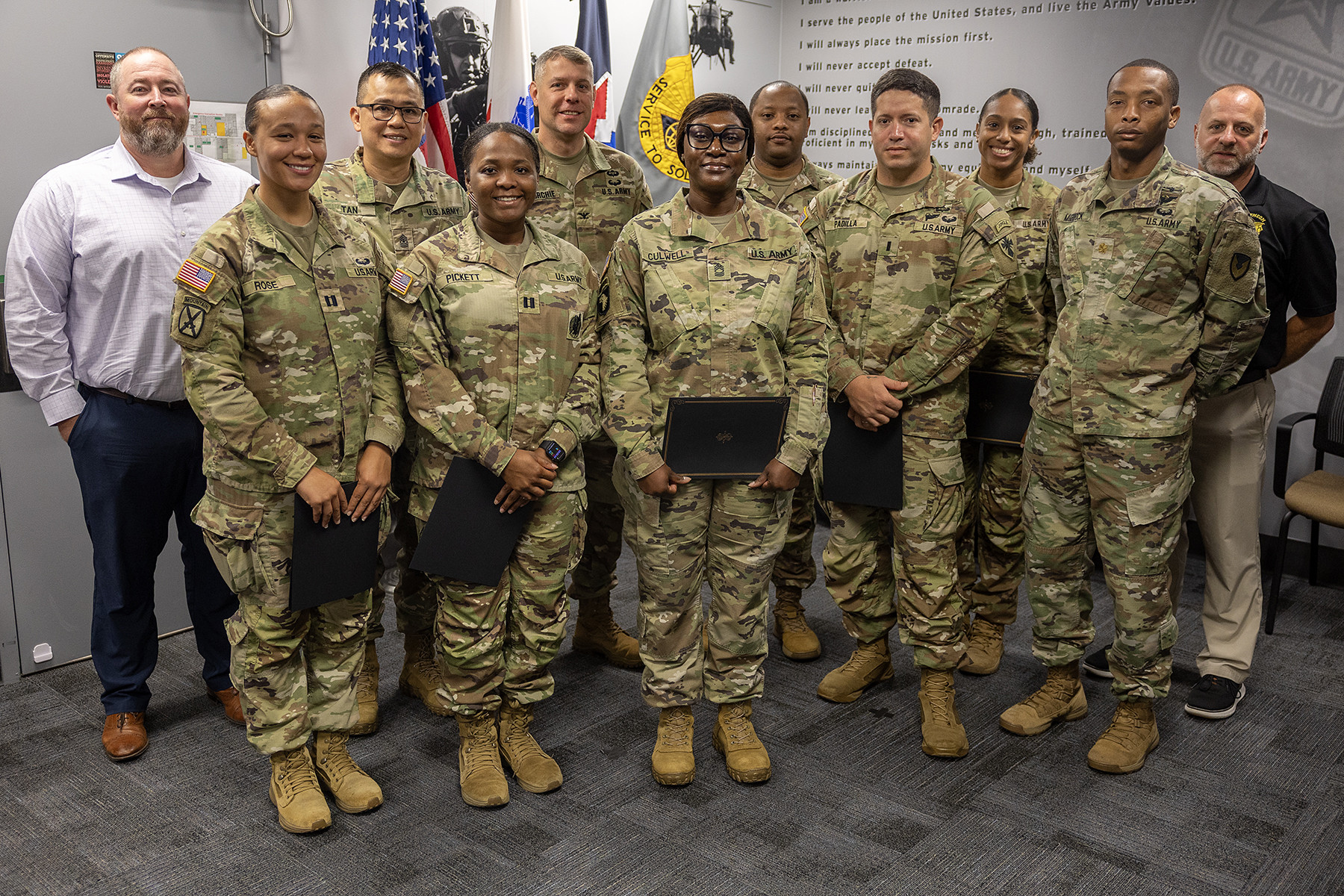 Six graduate USAFMCOM's banking short course