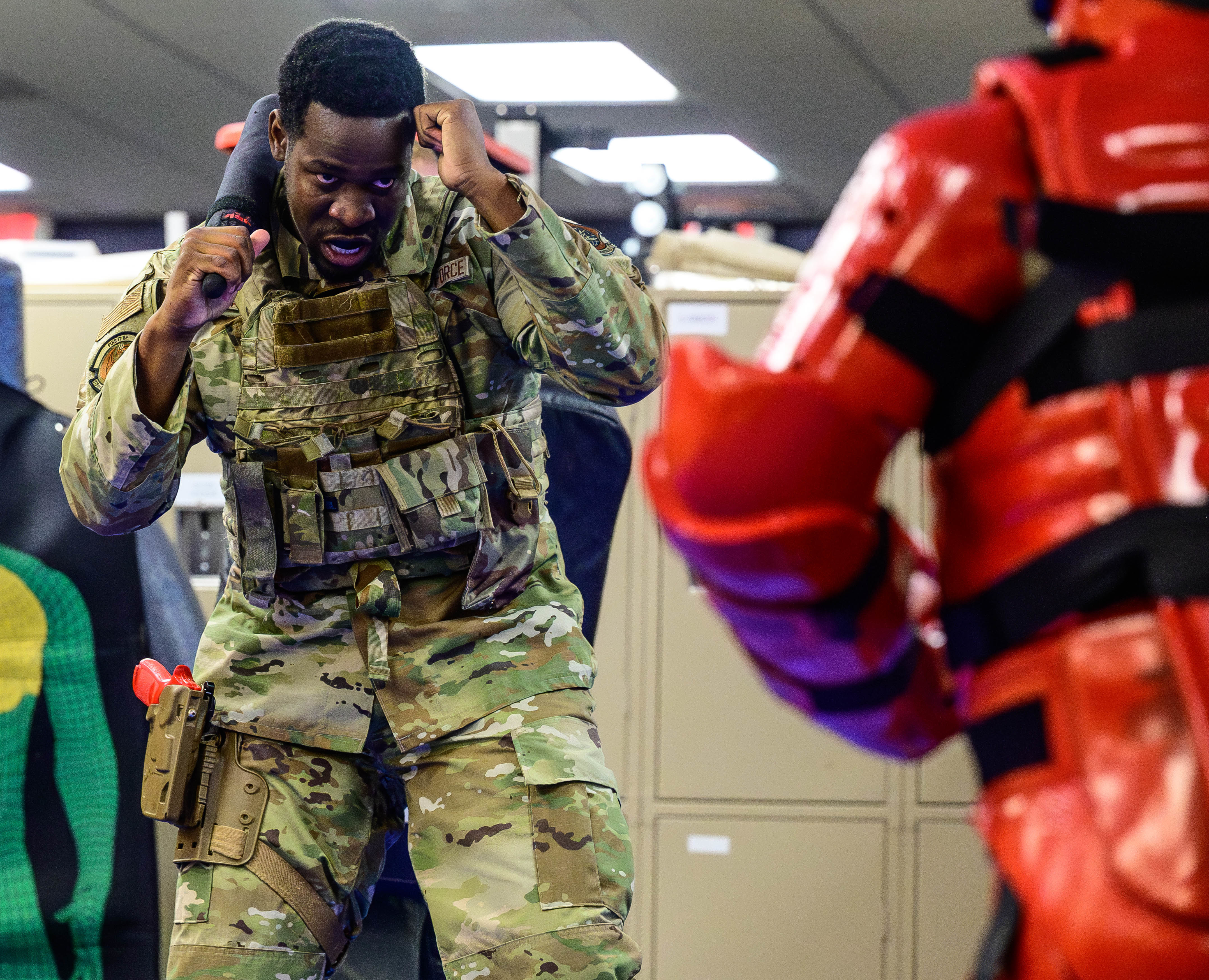 Scott AFB Strengthens Readiness Through Base Defense Training